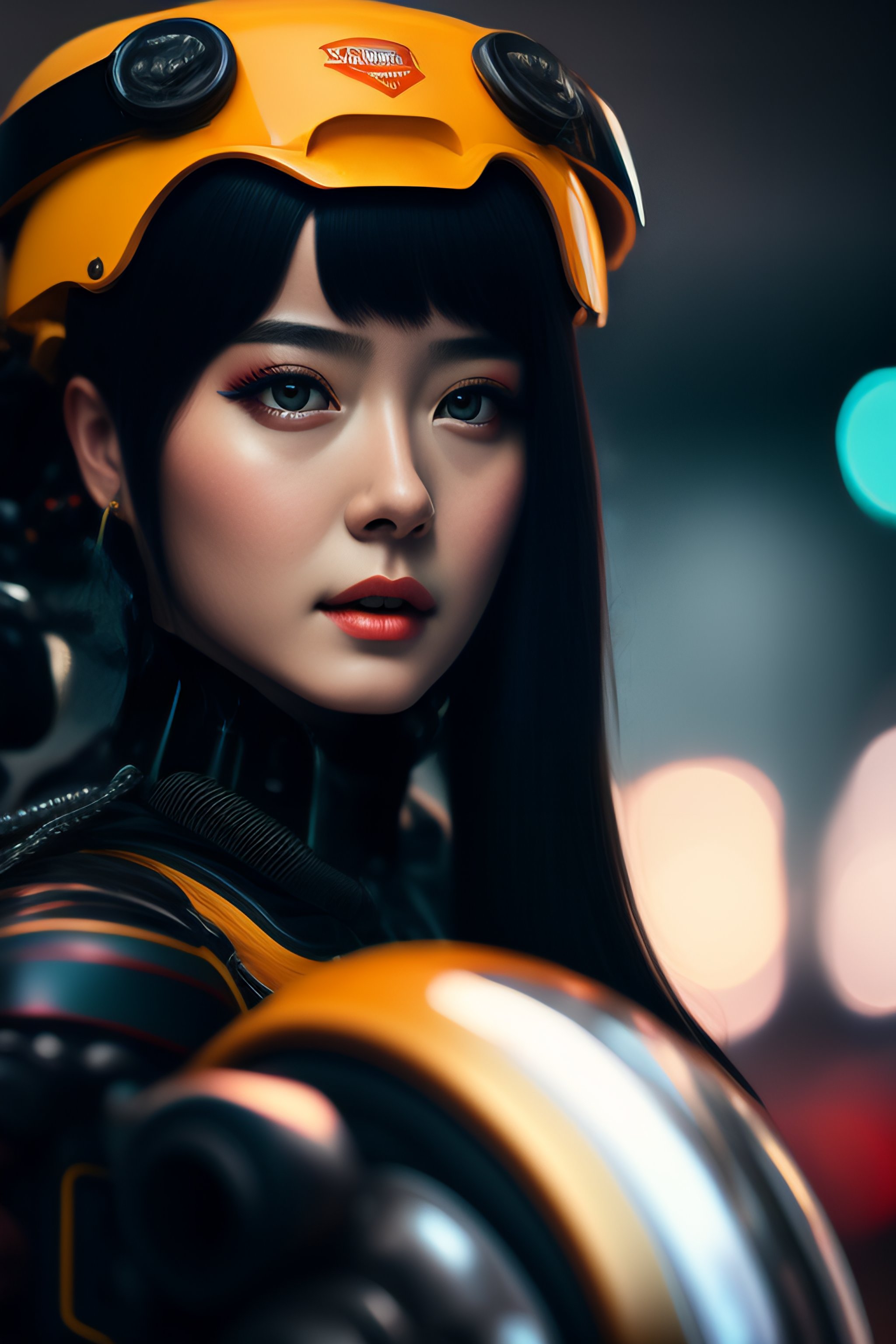 Lexica - Photoreal, cosplay, Cosplayer, cyber punk, Kanna Hashimoto ...