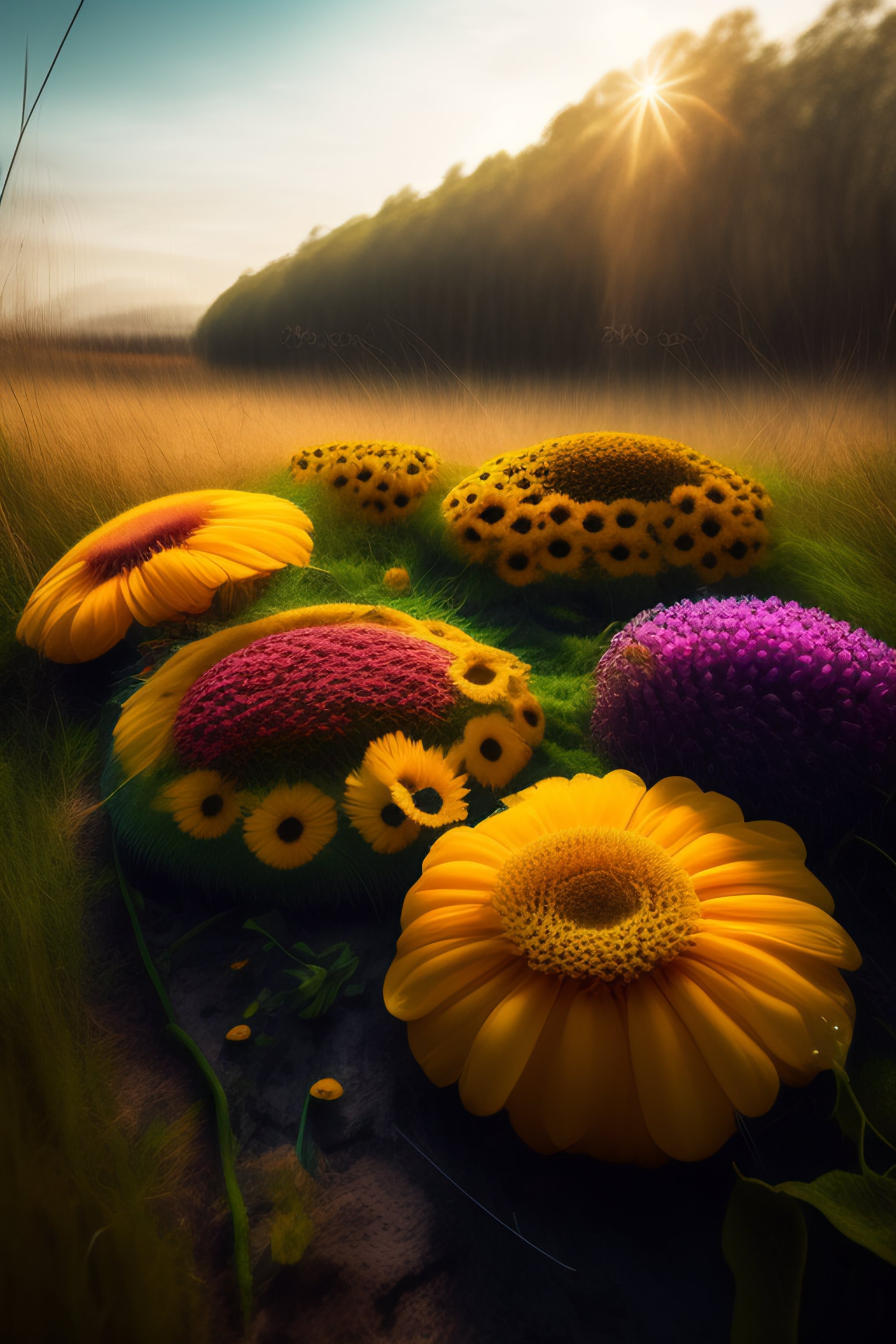 Lexica - An image ultrarrealistic of dead flowers, Dramatíc, flower art