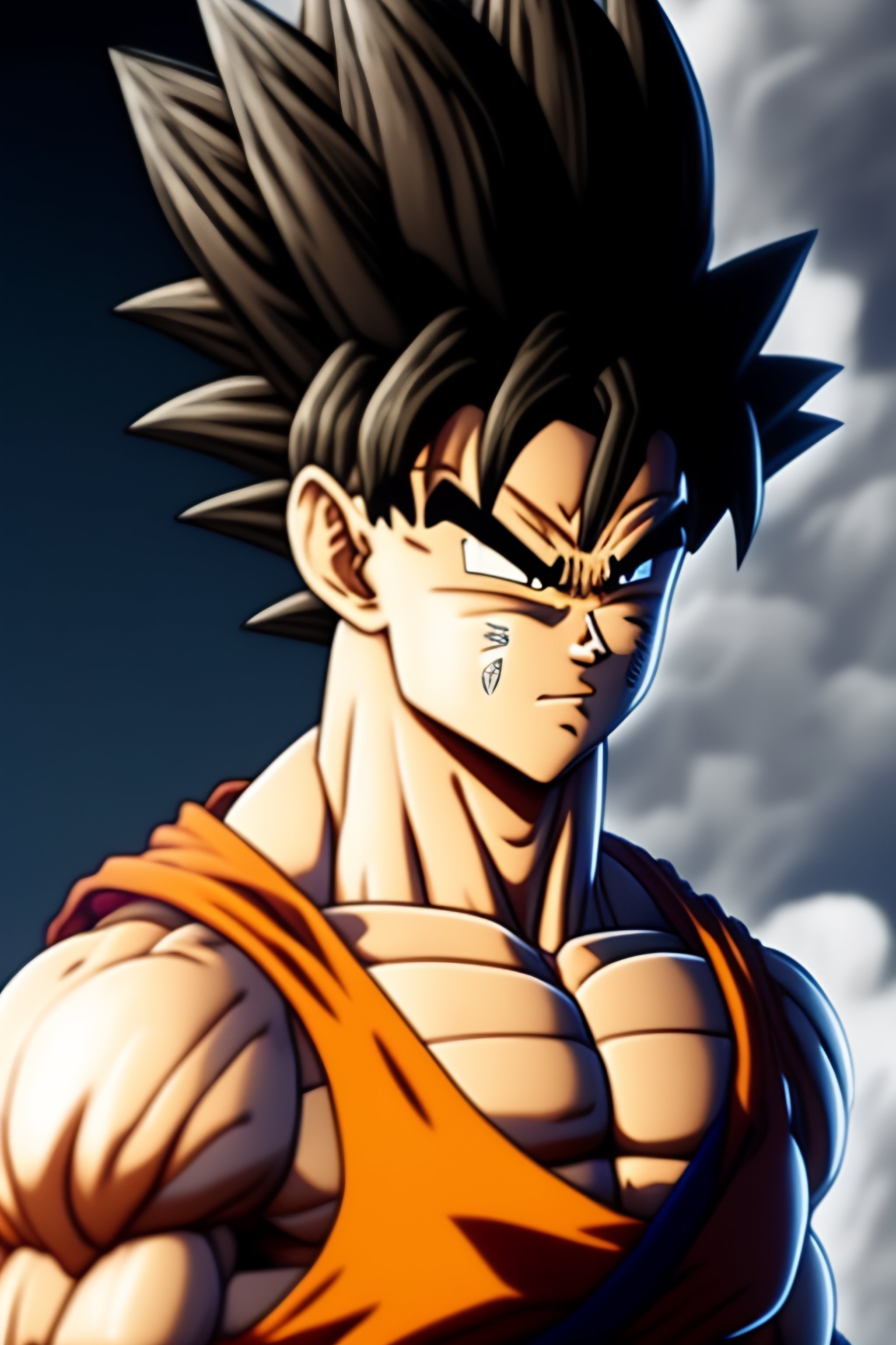 Lexica - Goku face, realistic, detailed