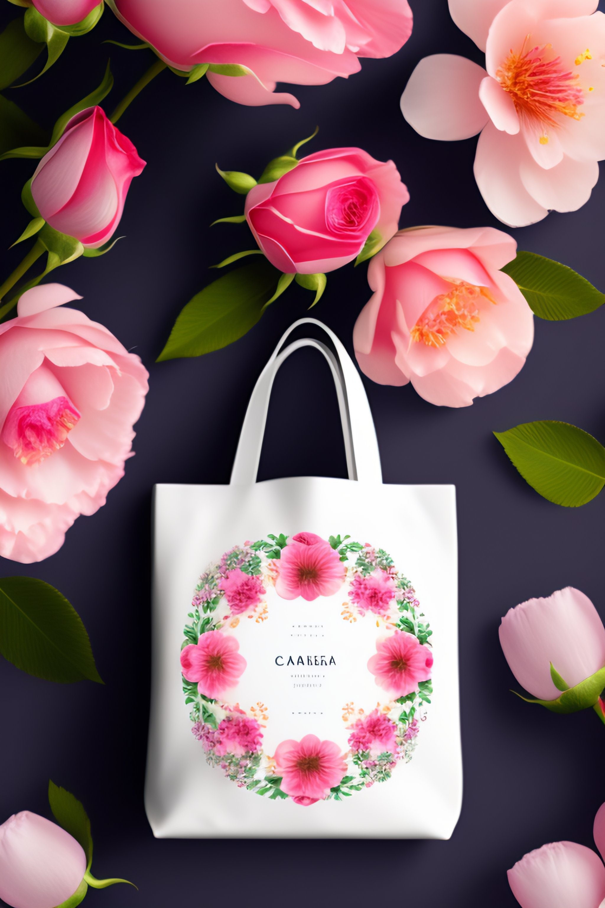 Lexica - "Create a feminine, floral design using cherry blossom. Use an ...