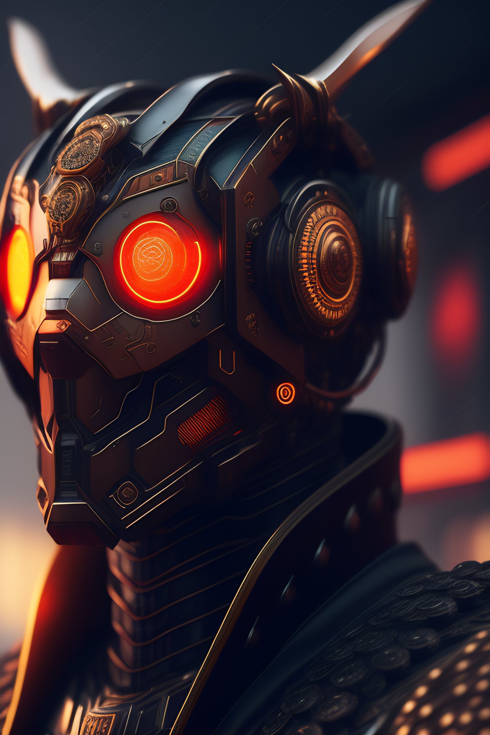 Lexica - Portrait of a rusian evil cyberpunk robot made of rusty clocks ...