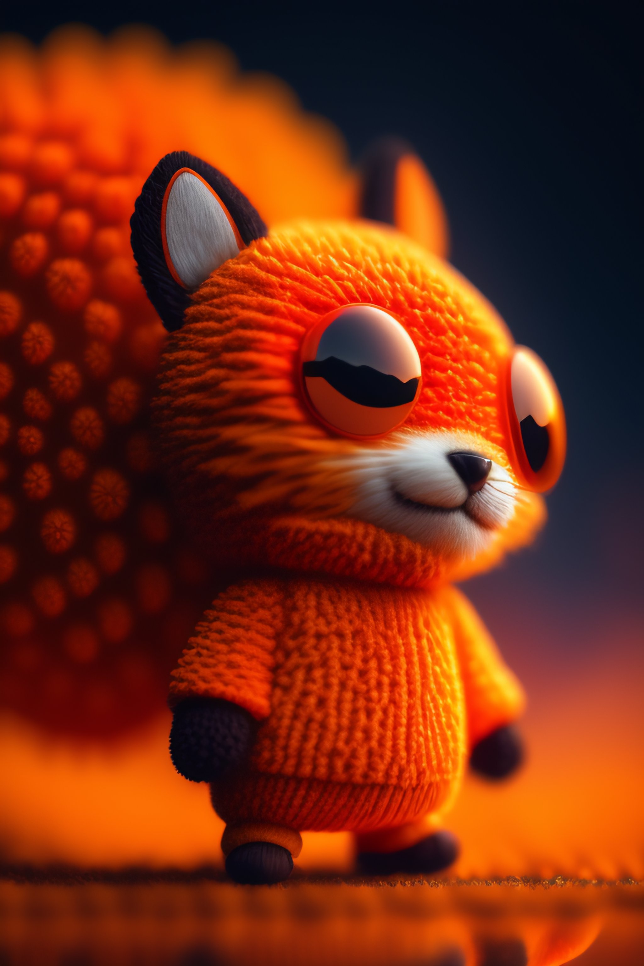 Lexica - Highly detailed picture of an orange-inspired small mascot ...