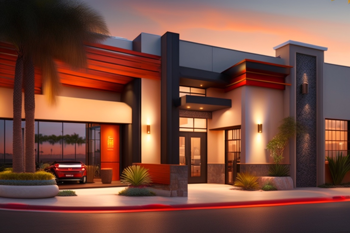 Modern Restaurant Exterior