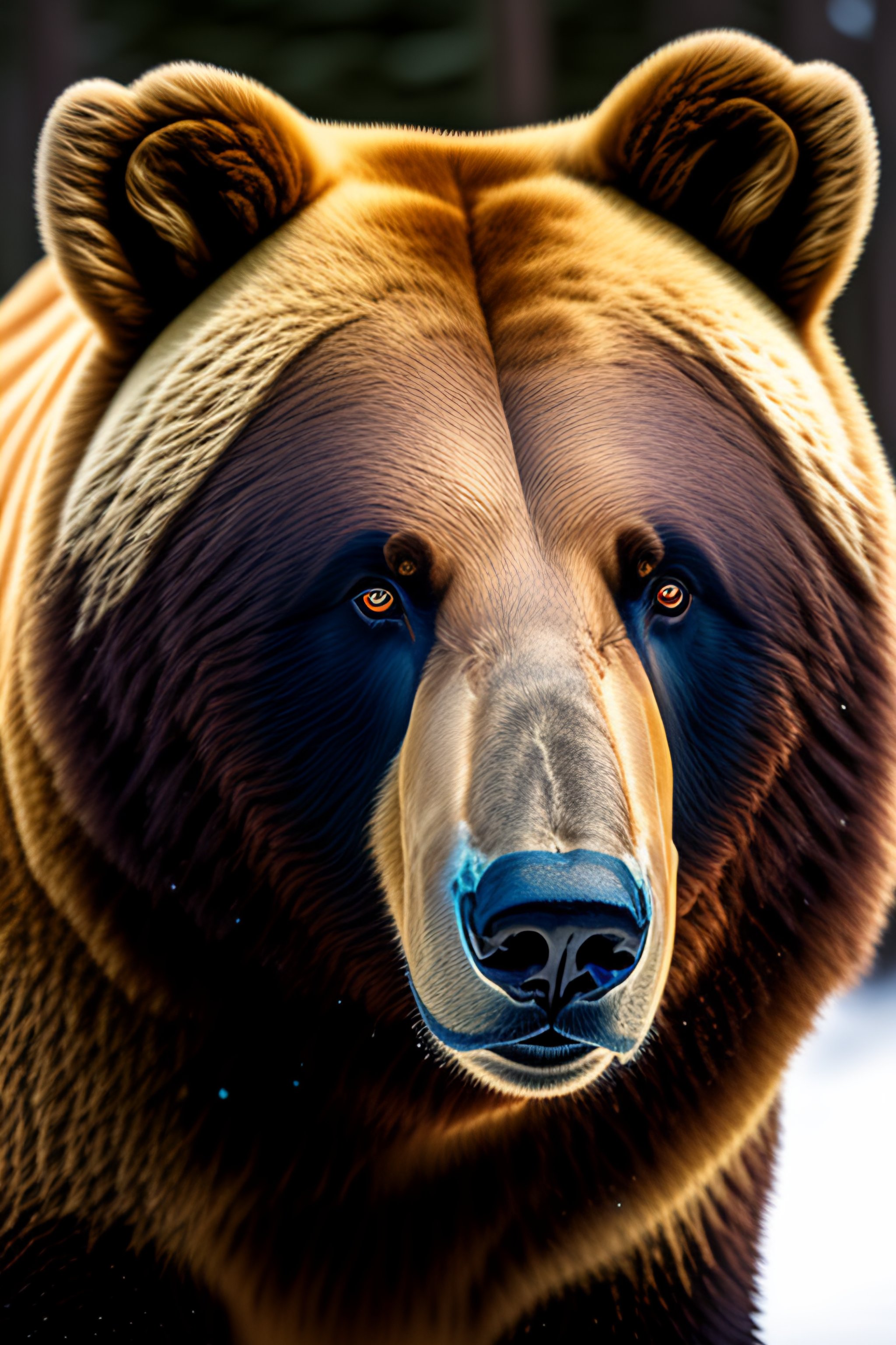 Lexica - Portrait of a bear, sigma 85mm Lens F/1.4, award winning ...