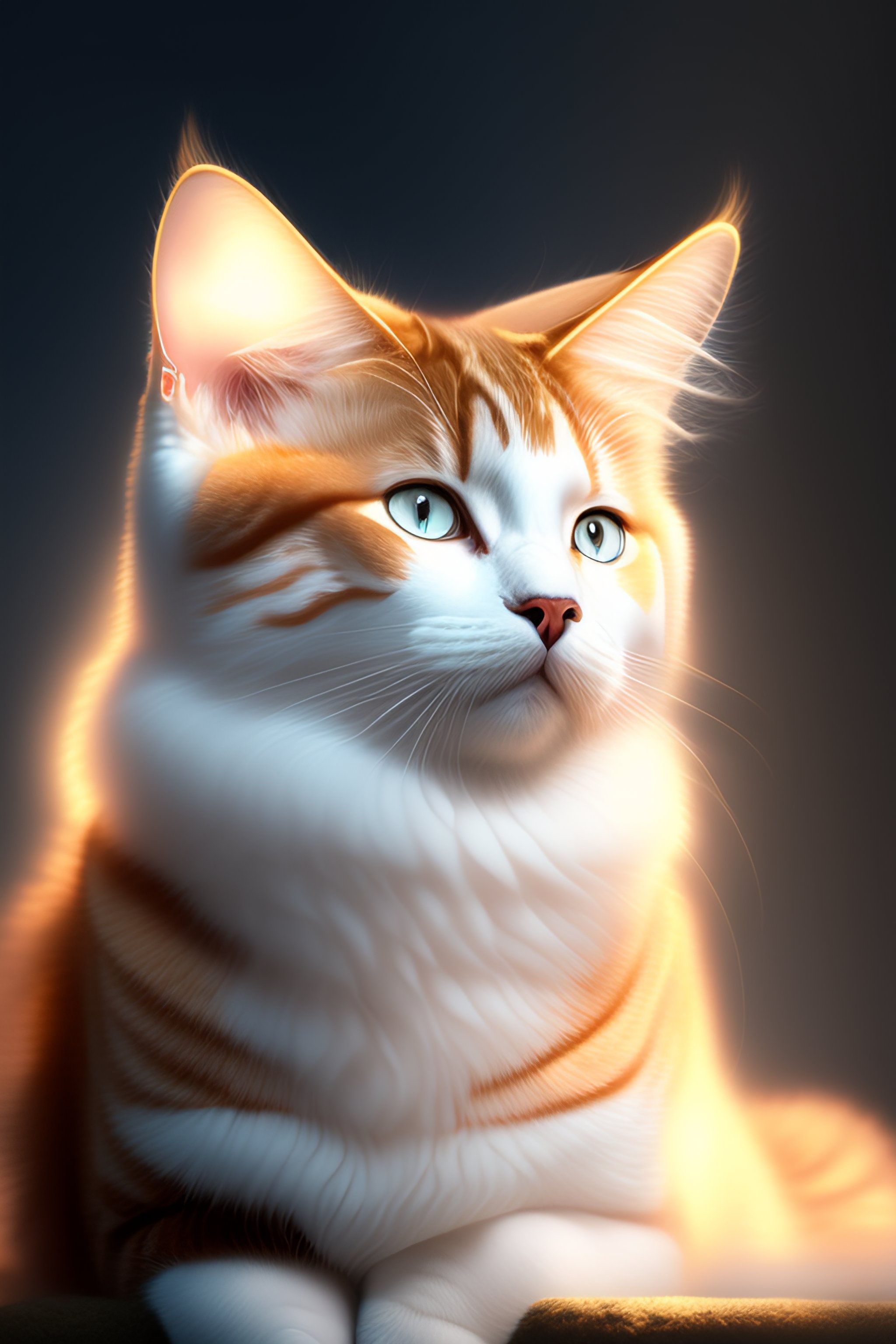 Lexica - Soft, fluffy, healing, cat angel, beautiful, glowing, radiant ...