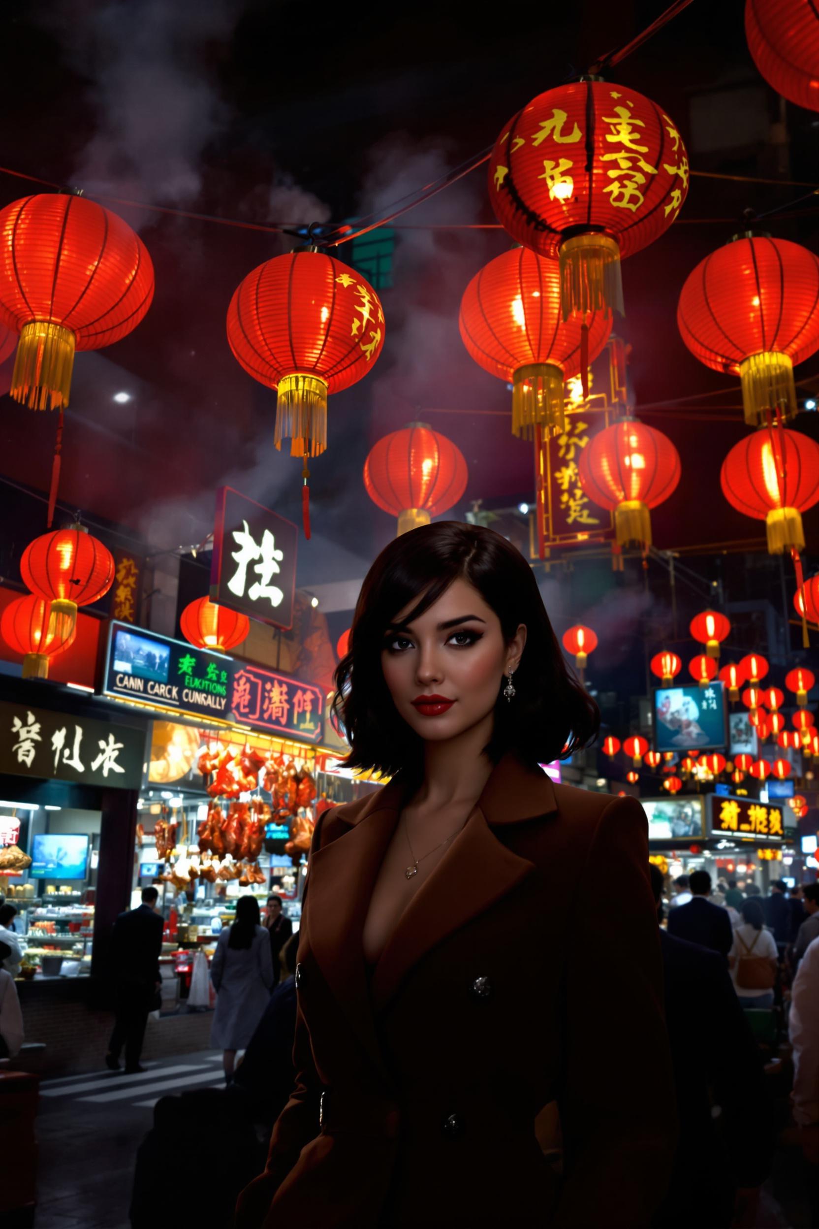 Lexica - A pretty girl in New Yorck city, 80's, night setting, akira ...