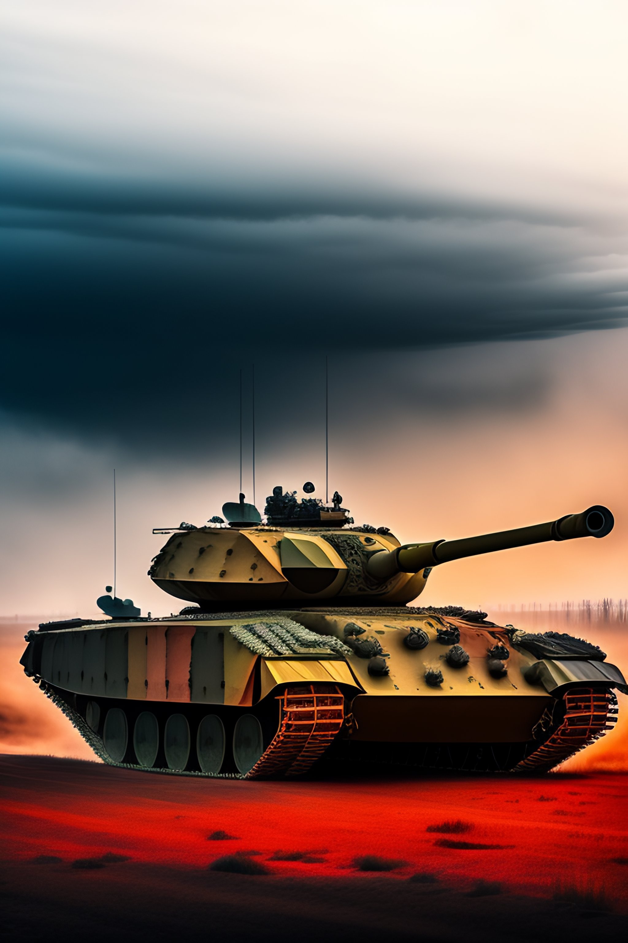 Lexica - Ukraine tanks on red sqaure