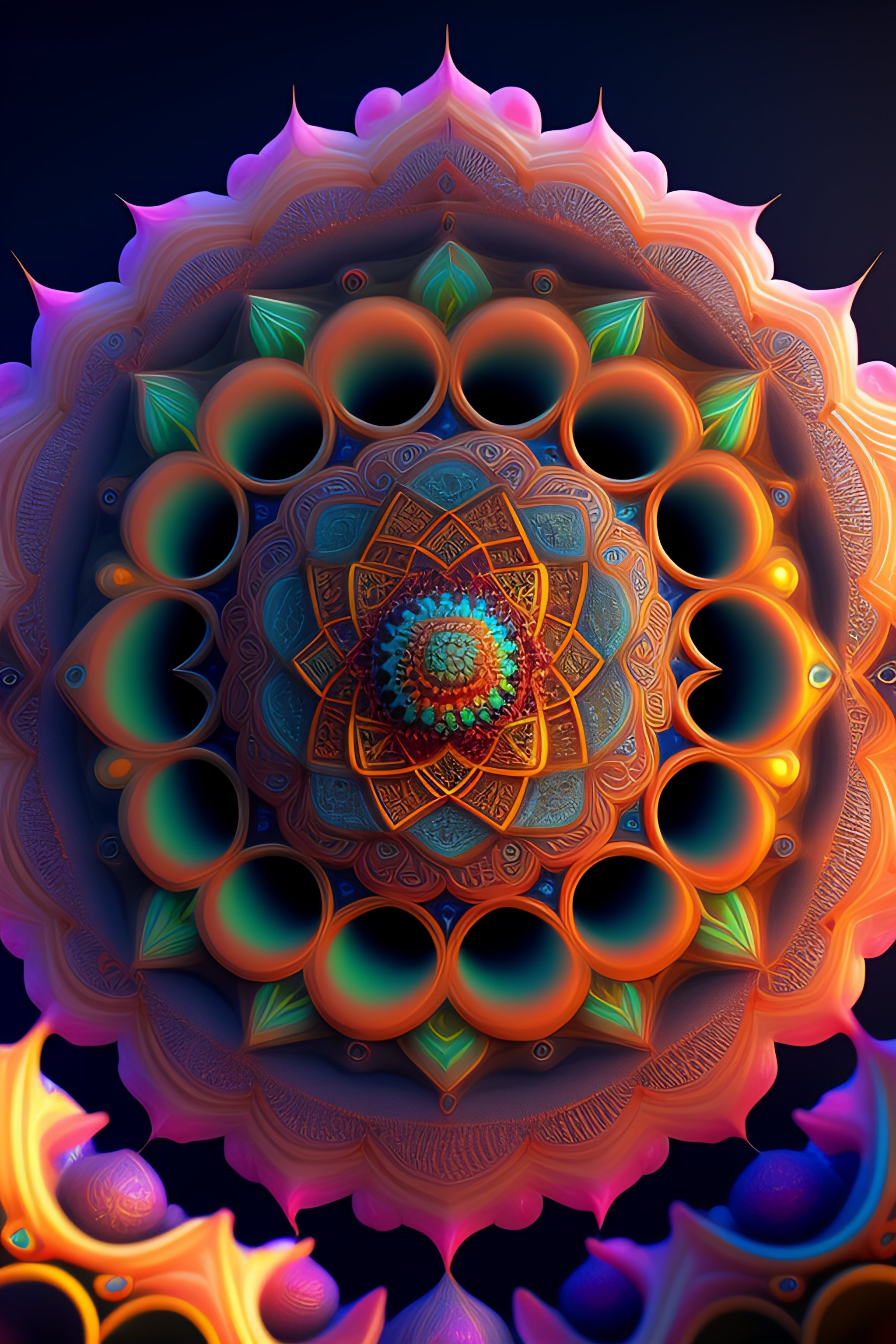 Lexica - Fractal structure, tangled mandala vortex, hyperdetailed ...