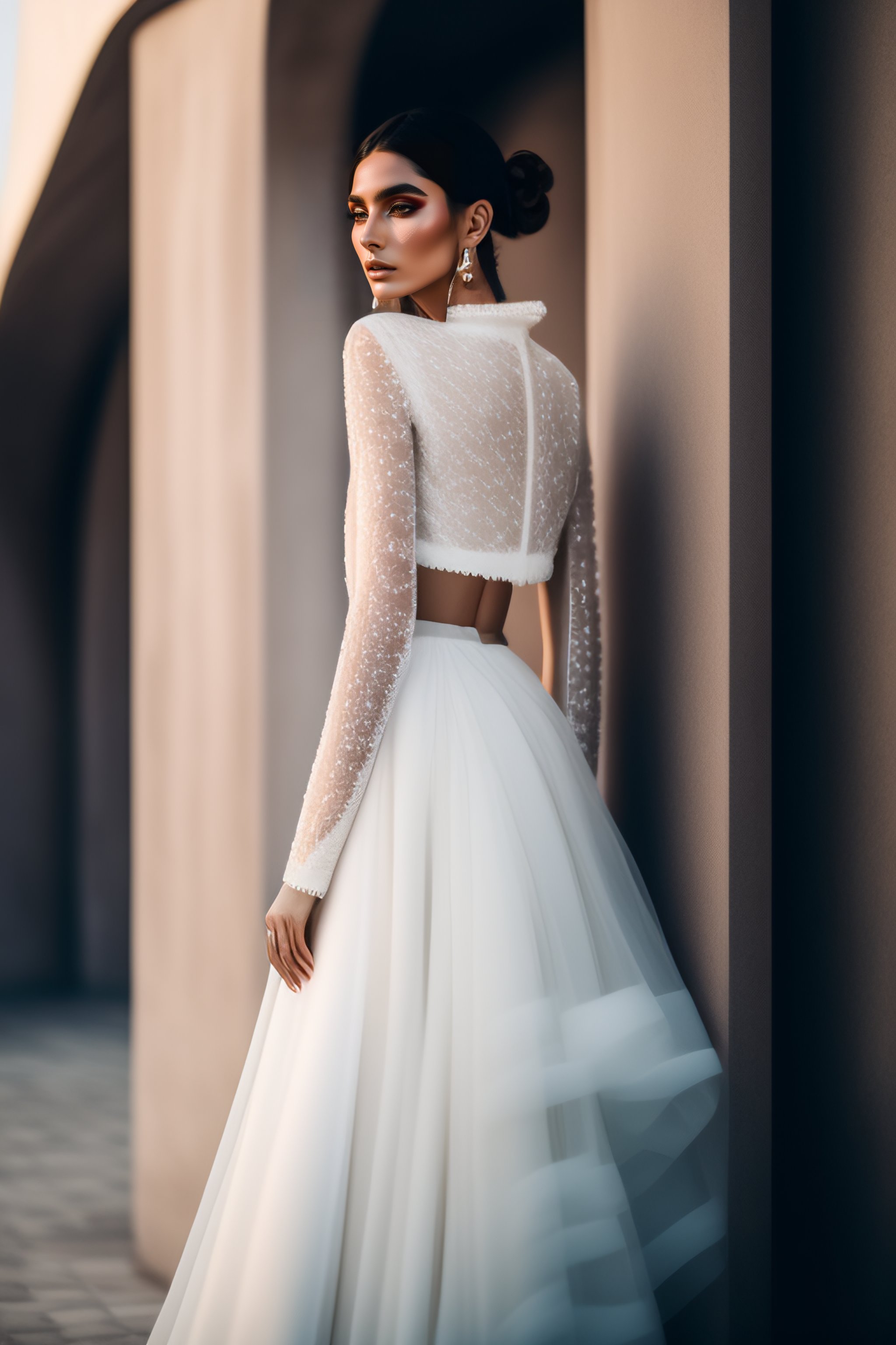 Lexica - Portrait of haute couture beautiful pakistani fashion model ...