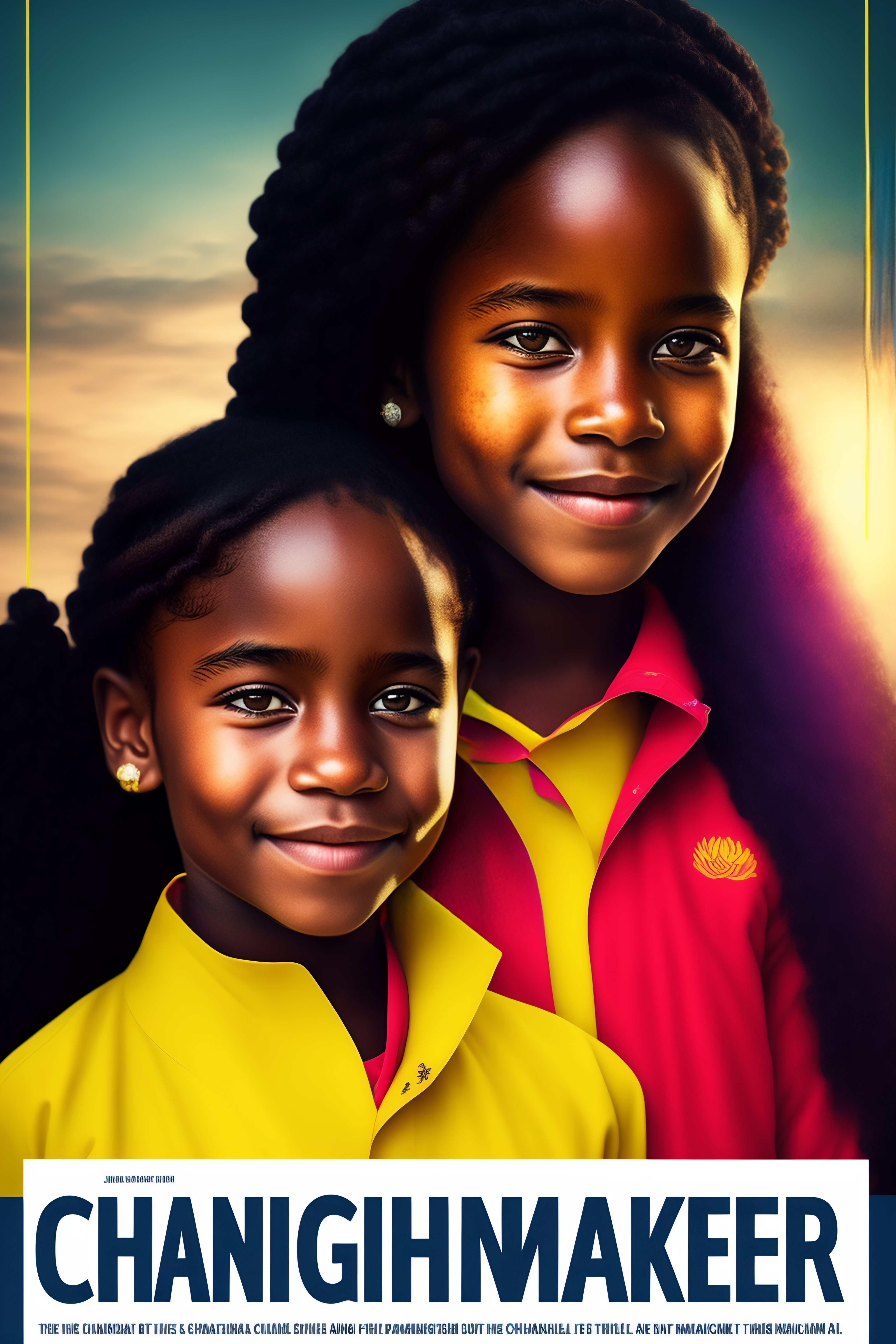 Lexica - The girl child is a changemaker. She can achieve anything as ...