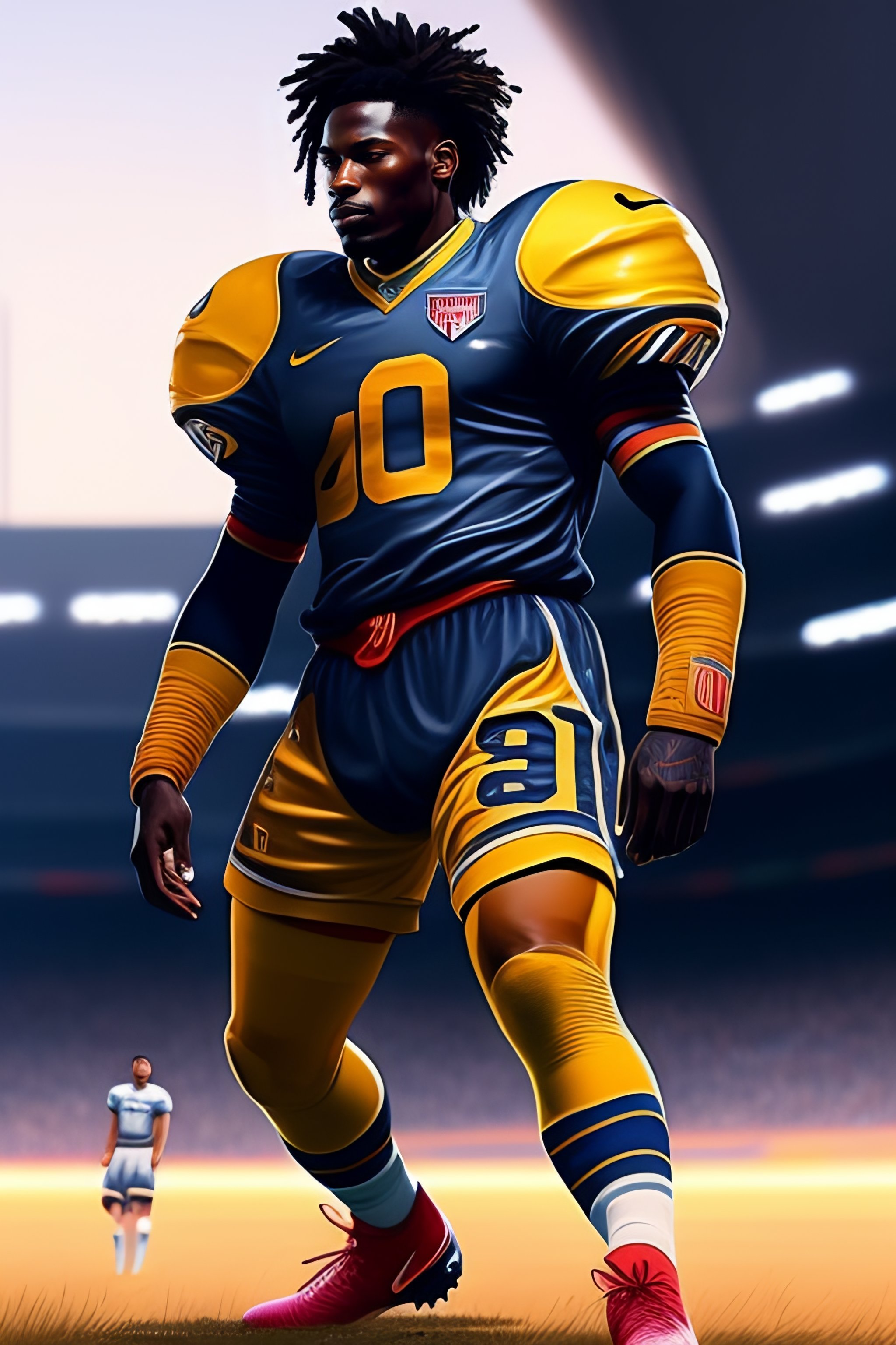 Lexica - Apex legends footballer in football jerseys. concept art by ...