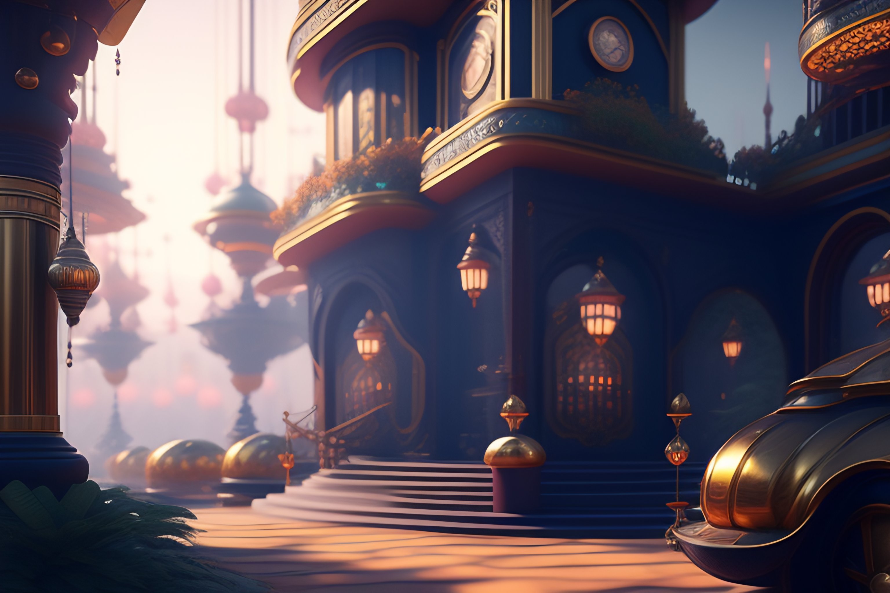 Lexica - Magic Steampunk World background, intricate artwork by tooth ...