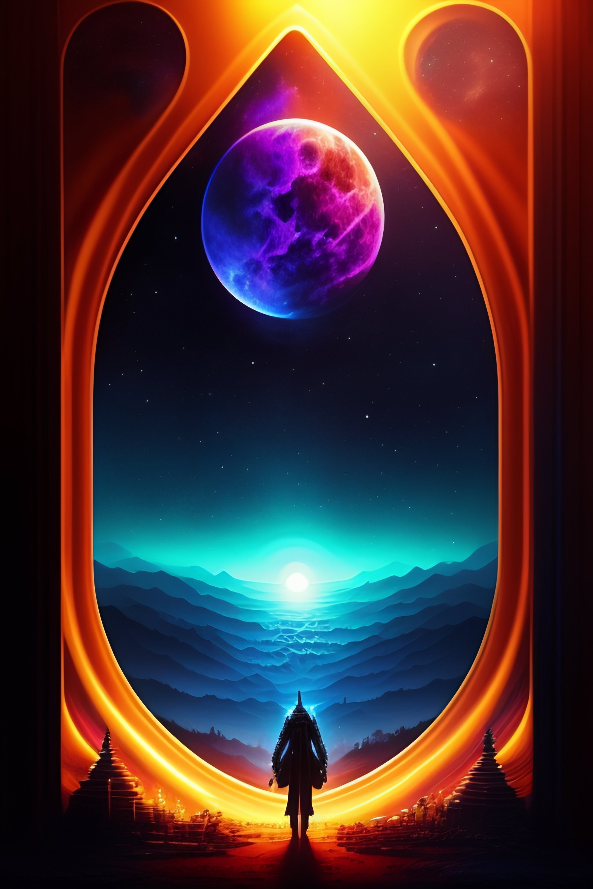 Lexica - Lovecraftian apocalypse. Cosmic horror. Fine details. Shadows