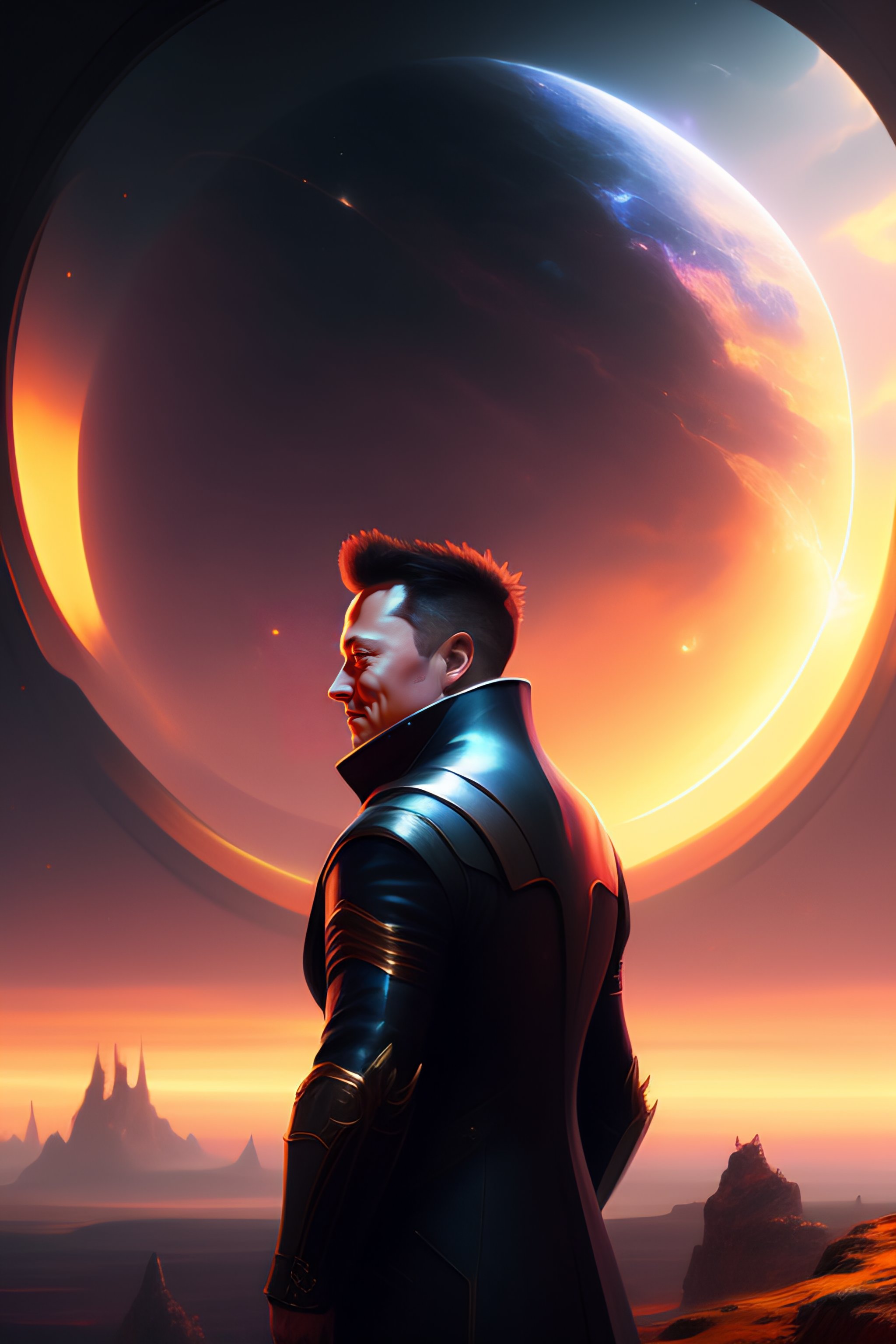 Lexica - Elon musk staring at the camera smirking and laughing, magic ...