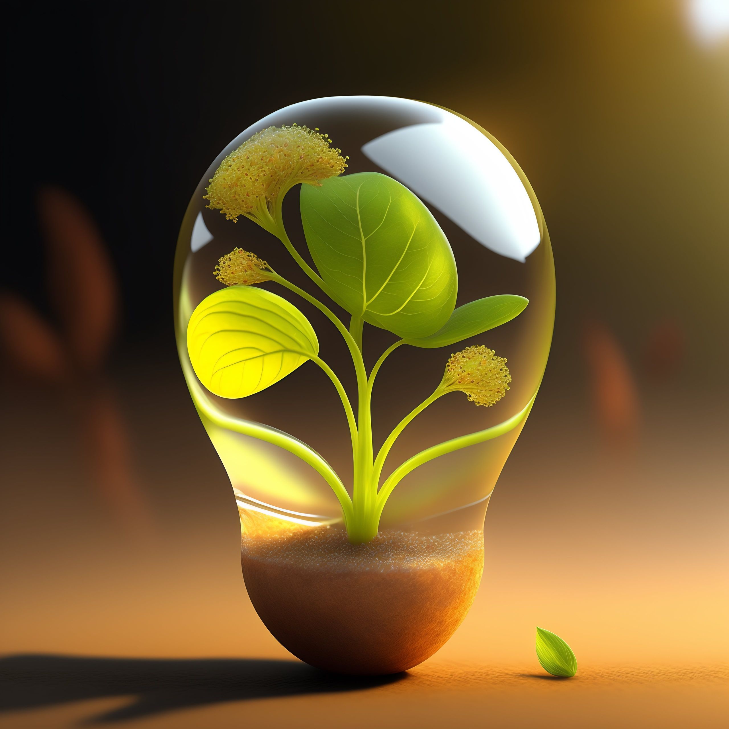 Lexica - A single sprouting seed, concept art, highly detailed,