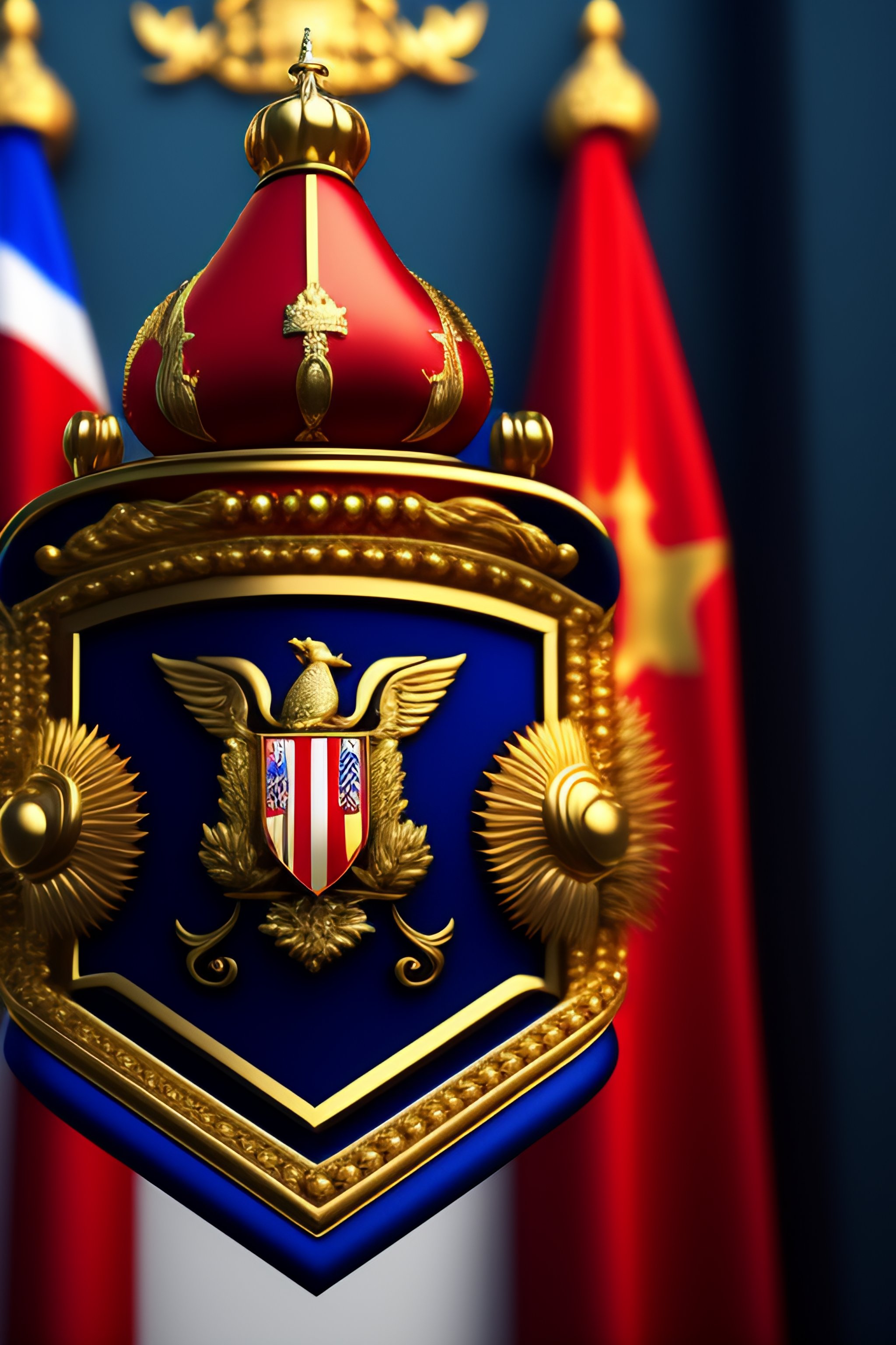 Lexica - /imagine prompt: coat of arms + royal coat of arms + heraldic ...