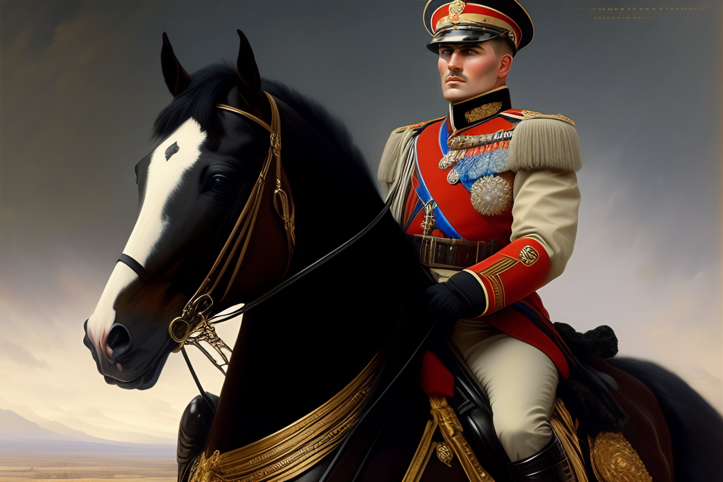 Lexica - A portrait of White guard impreial russian officer, 1917 ...