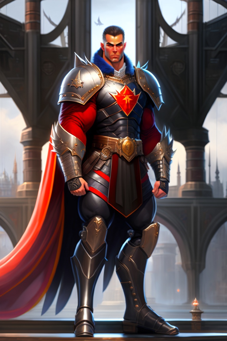 Lexica - Full Body Warhammer Portrait 40,000 Rouge Single 35 Year Old ...