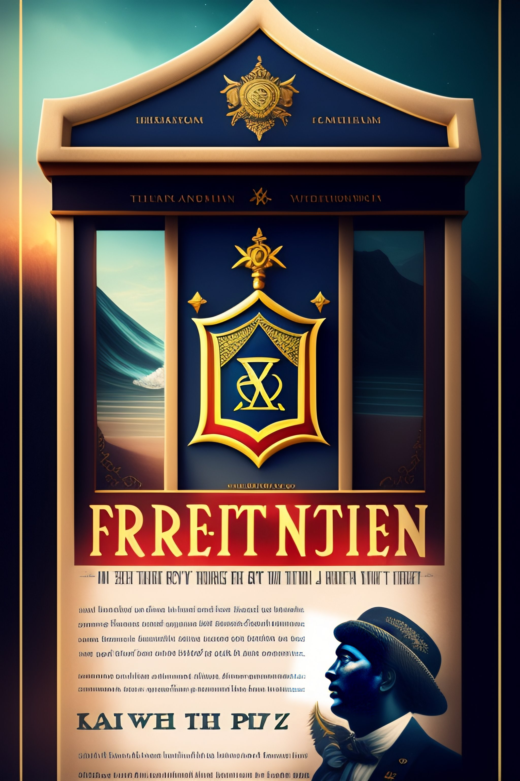 Lexica - A poster for a new freemason treasure hunt