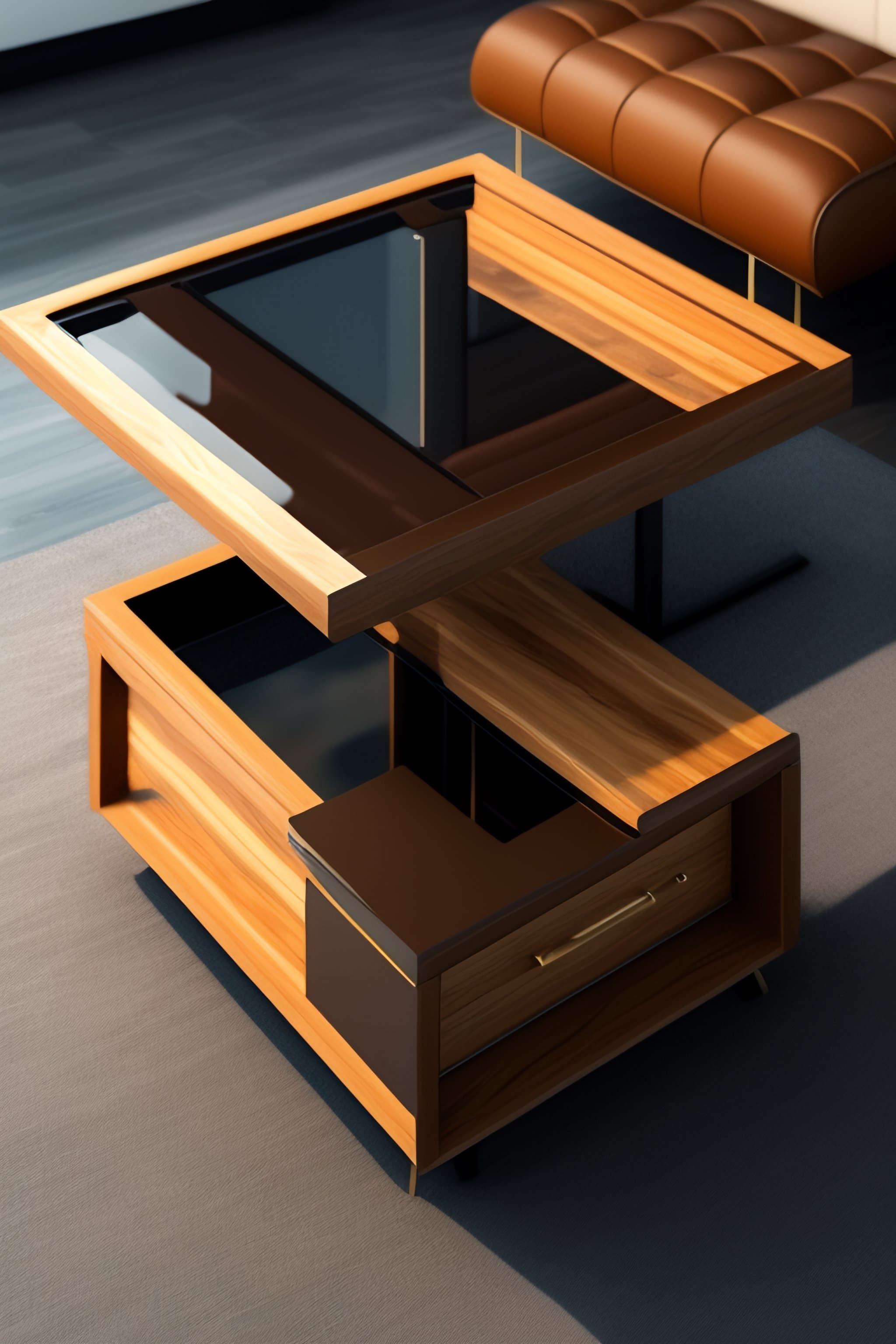 Lexica - Coffee table for weed,minimalist, concept design, realistic, 8k