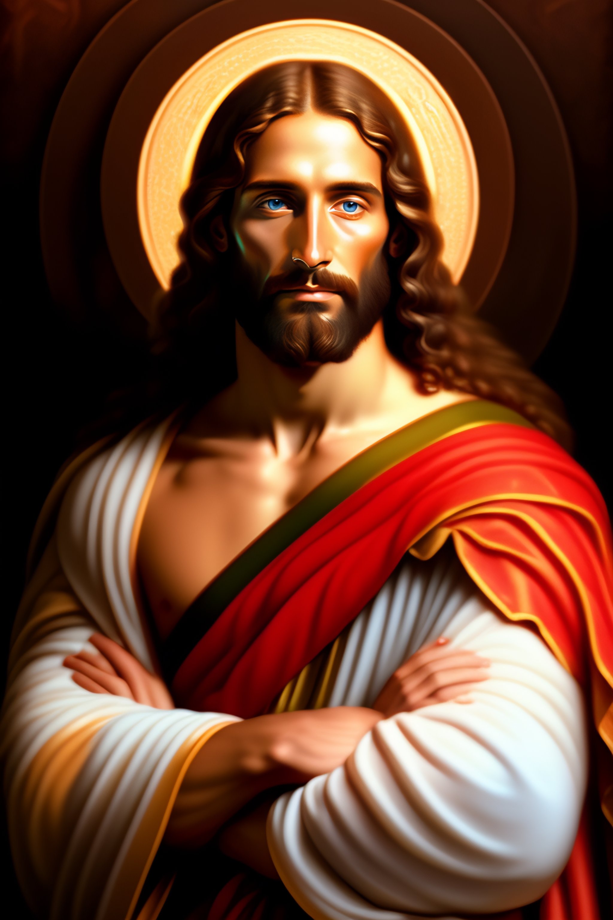 Lexica - An Image of Jesus Christ No Human Has Seen, Highly Detailed ...