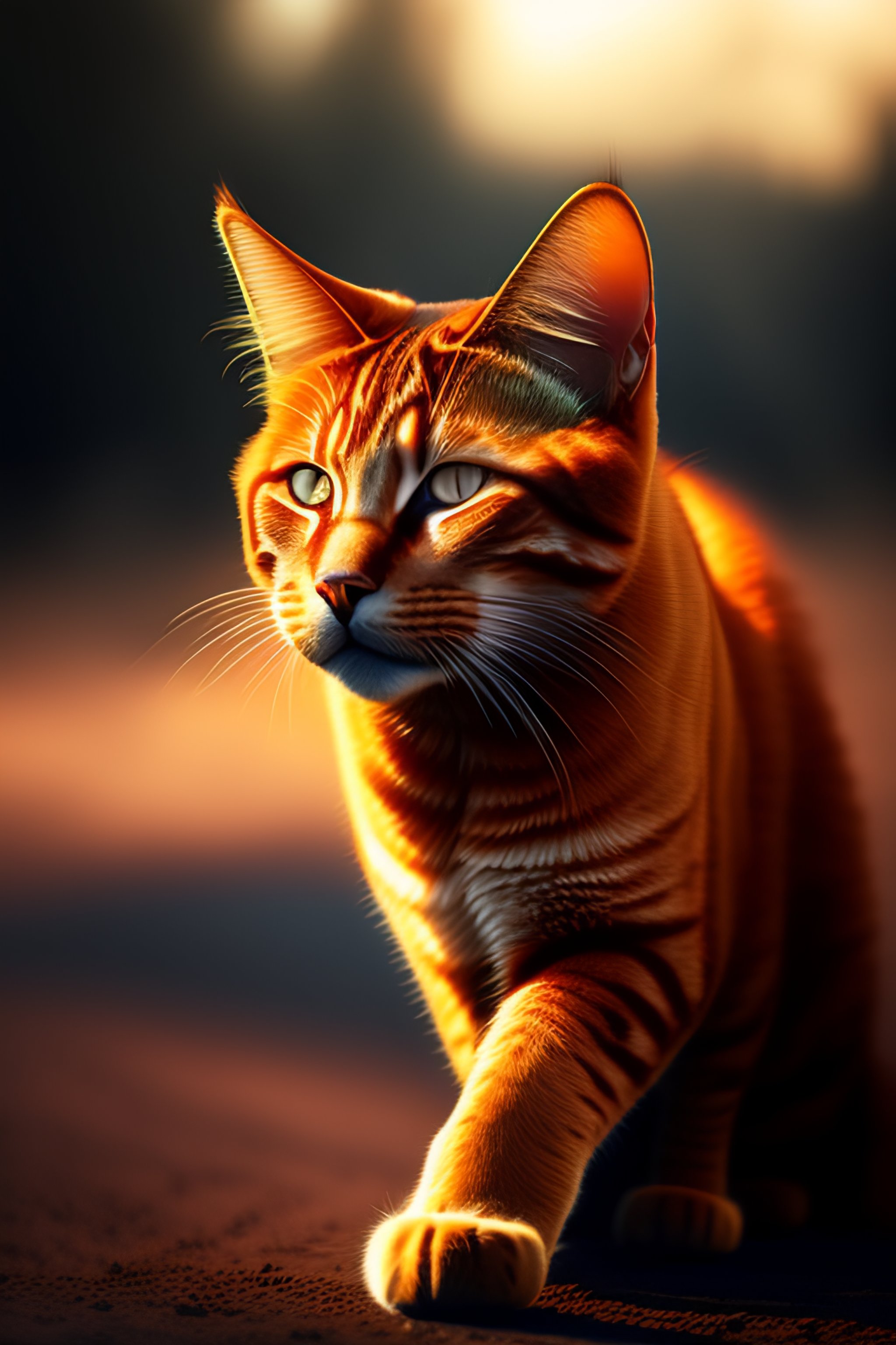 Lexica - Orang fury cat,