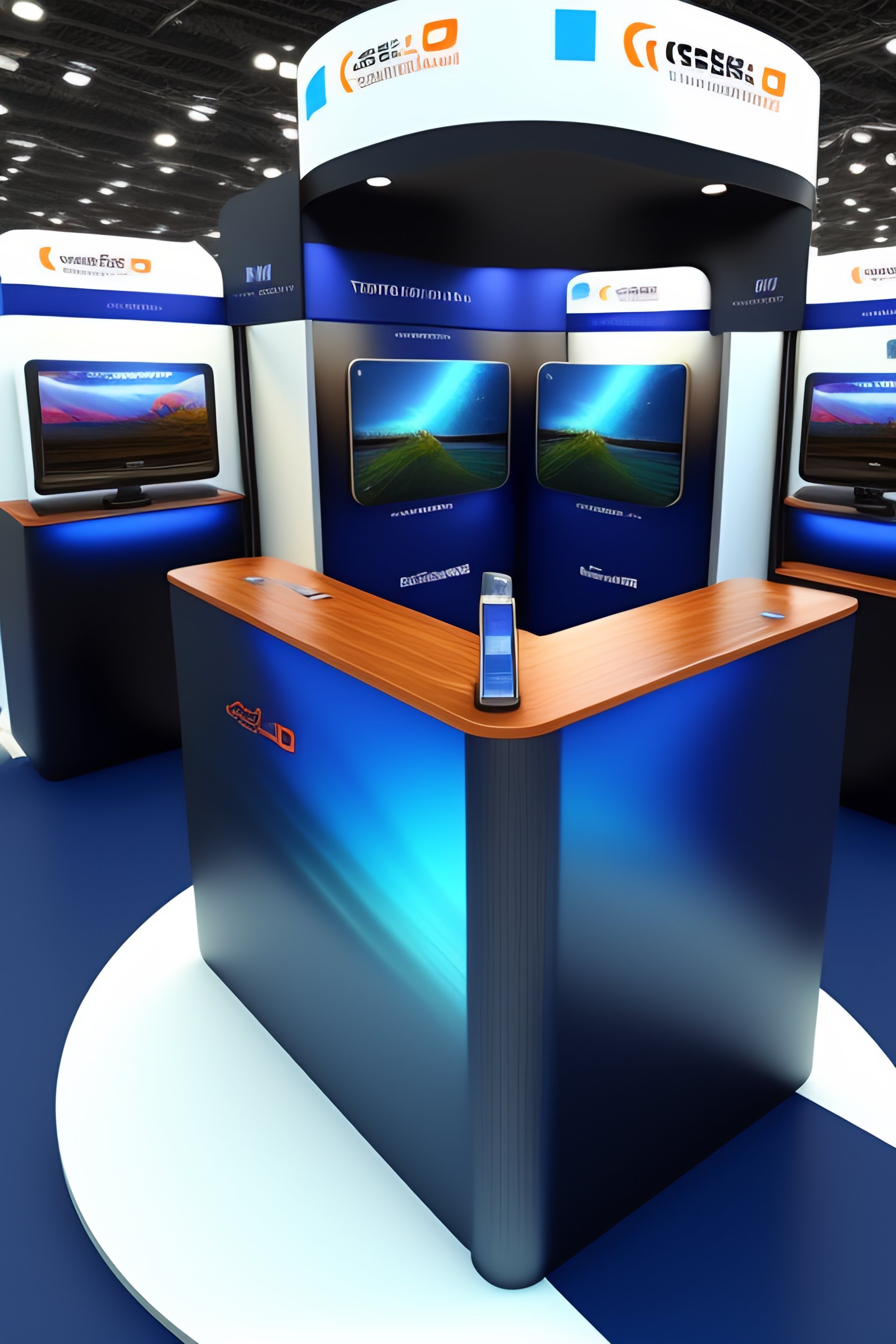 Lexica - Technology exhibition booth