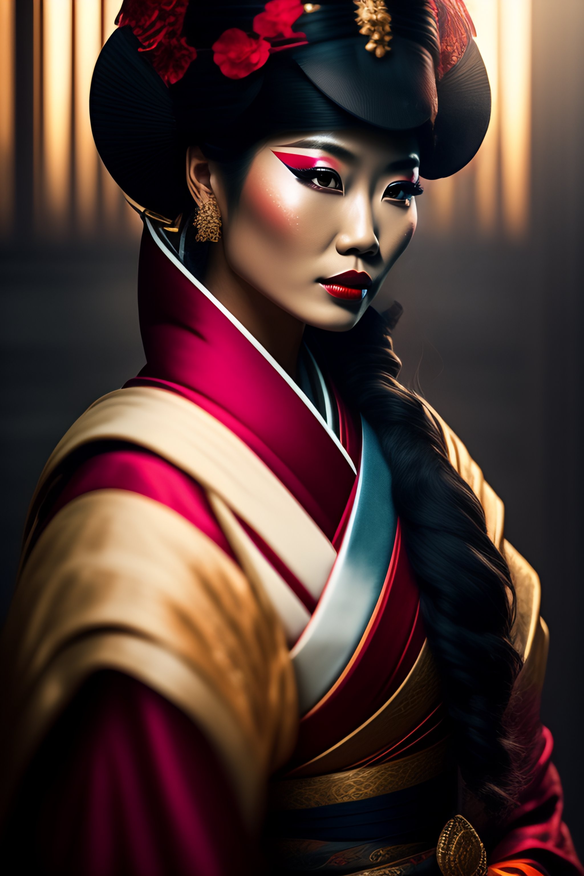 Lexica - Geisha ninja girl