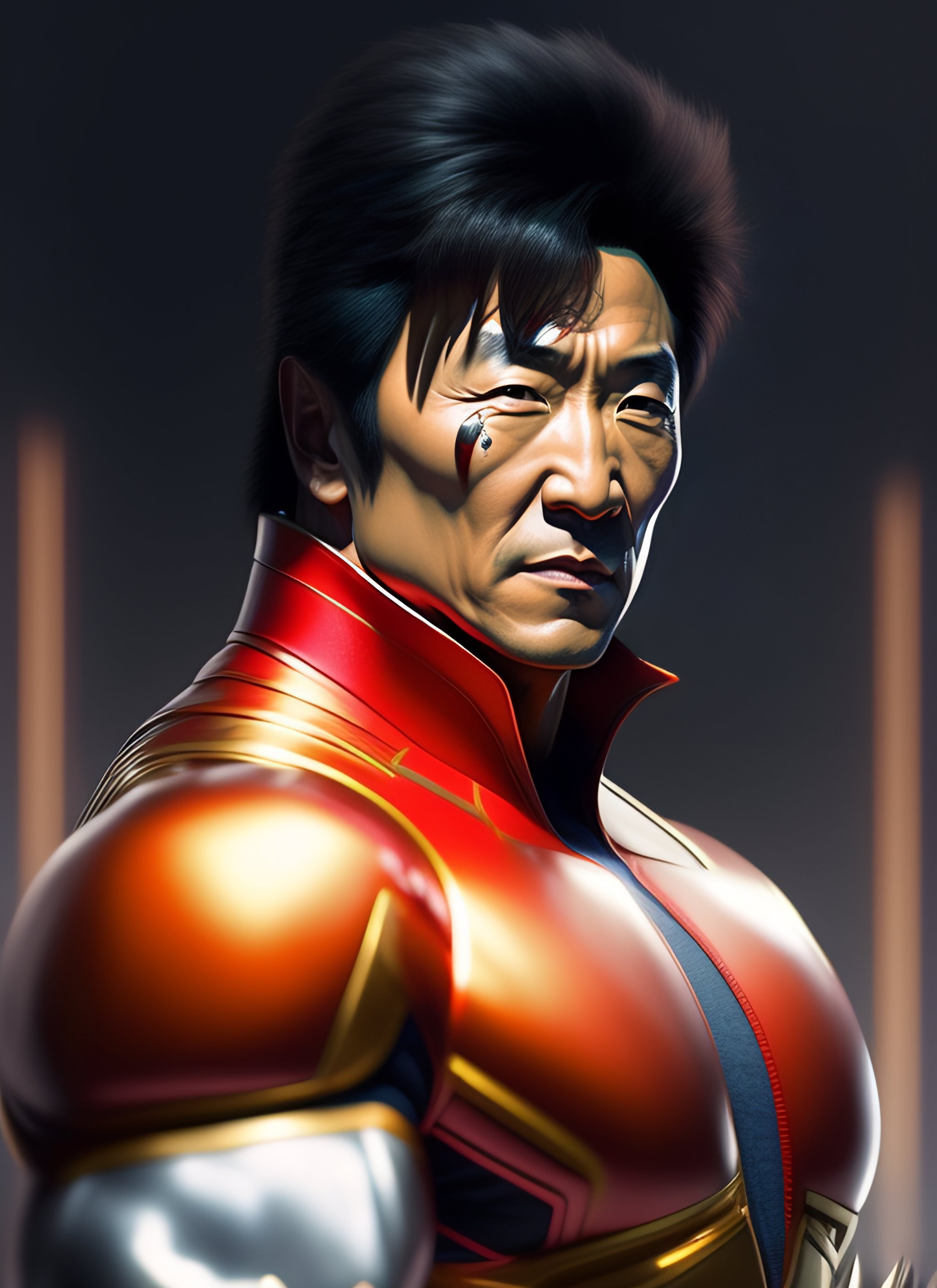 Lexica - Portrait of Jackie Chan as wolverine custome from marvel ...