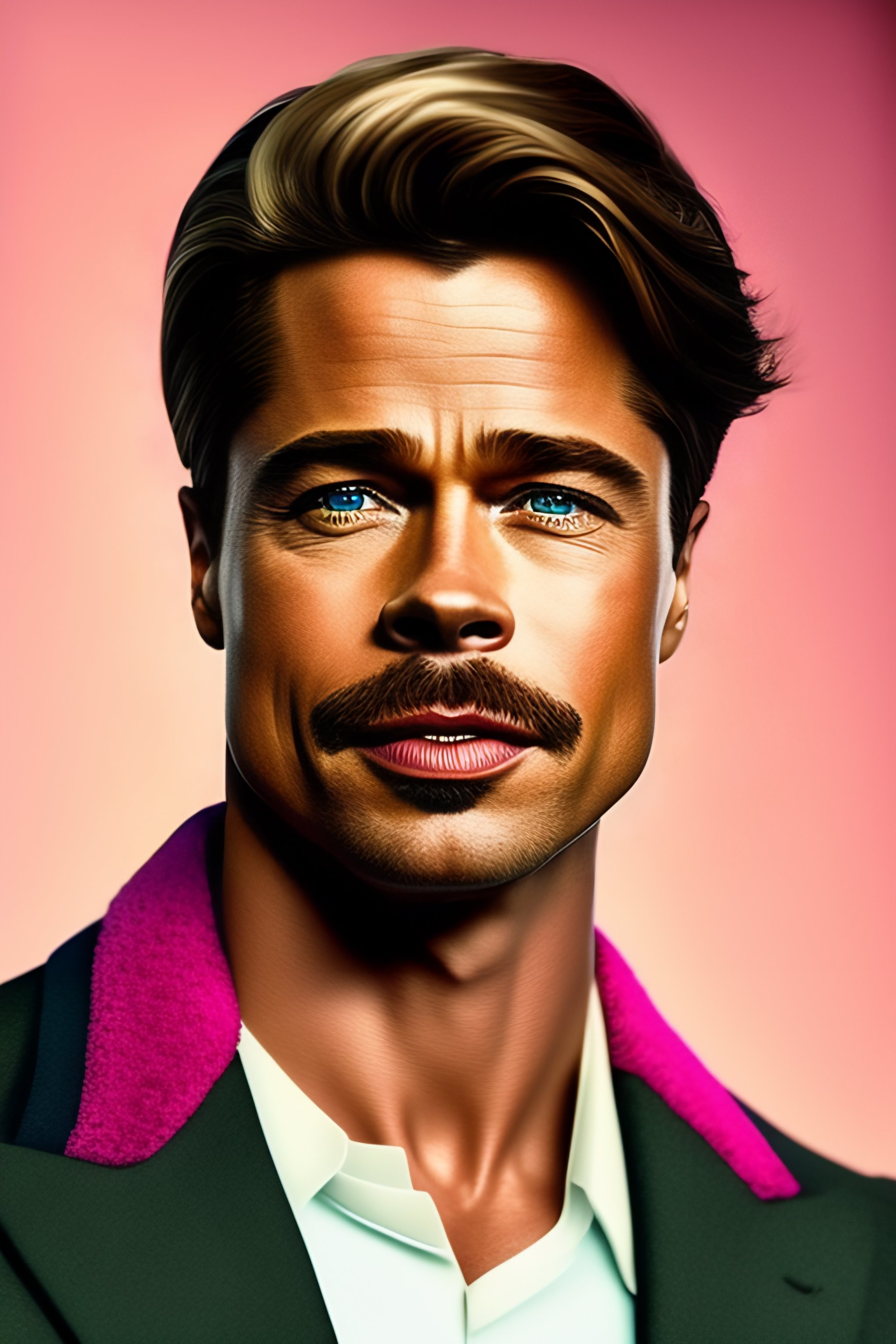 Lexica - Retrato do Brad Pitt como super mario, live action adaptation ...