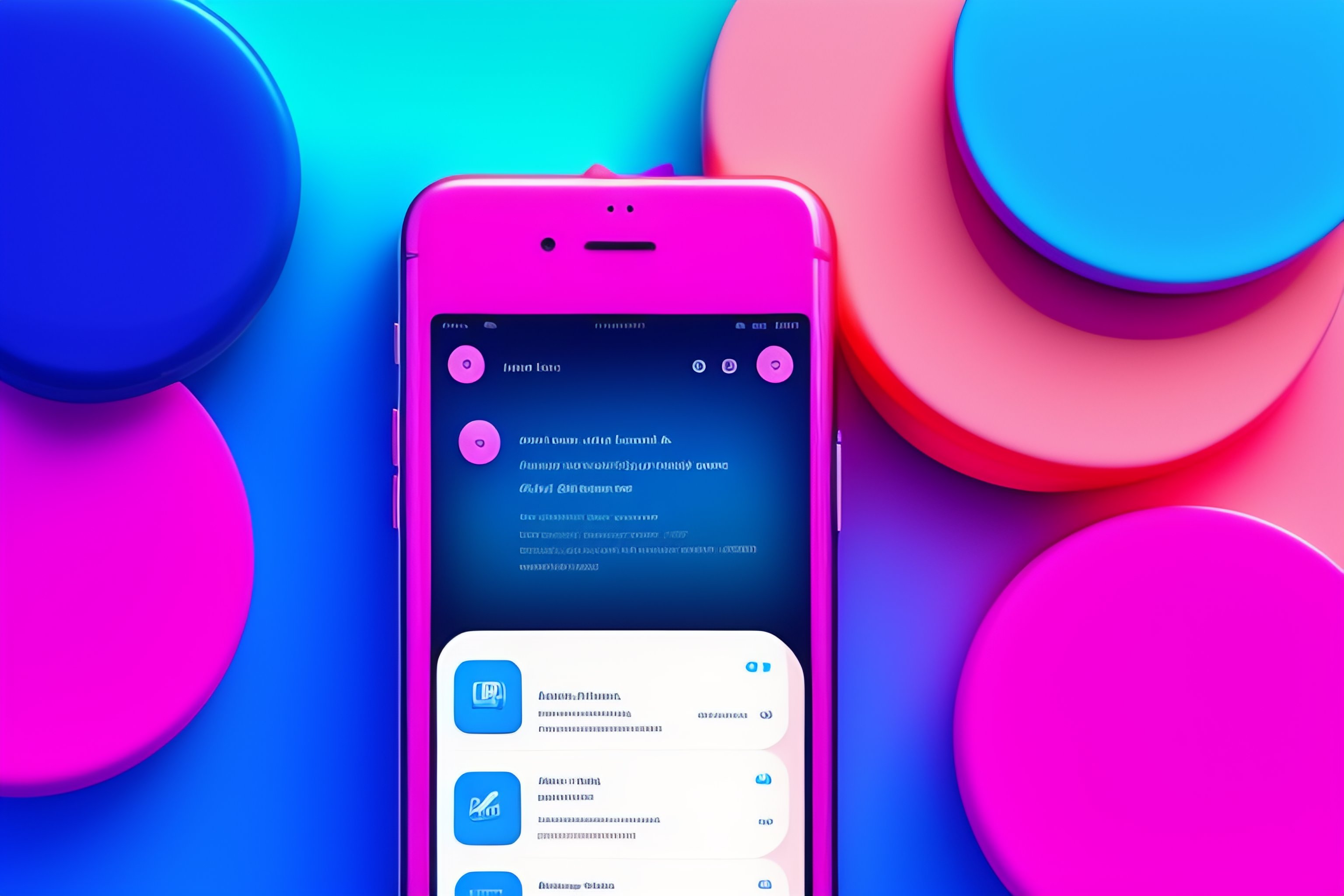 Lexica - A landing page for a ai chatbot, modern which colors blue and pink