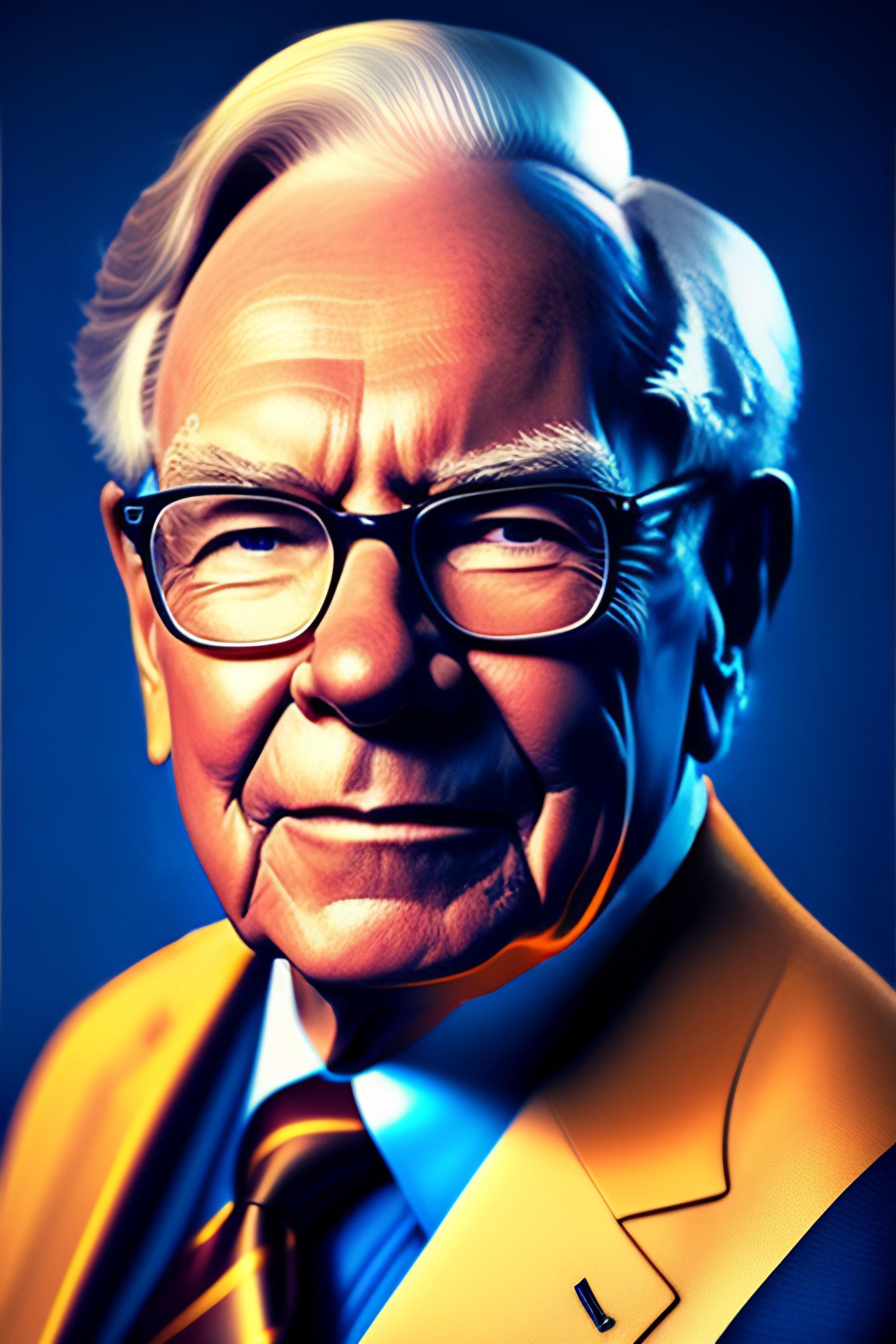 Lexica - Highly detailed potrait of warren buffett, unreal engine 5, 8k ...