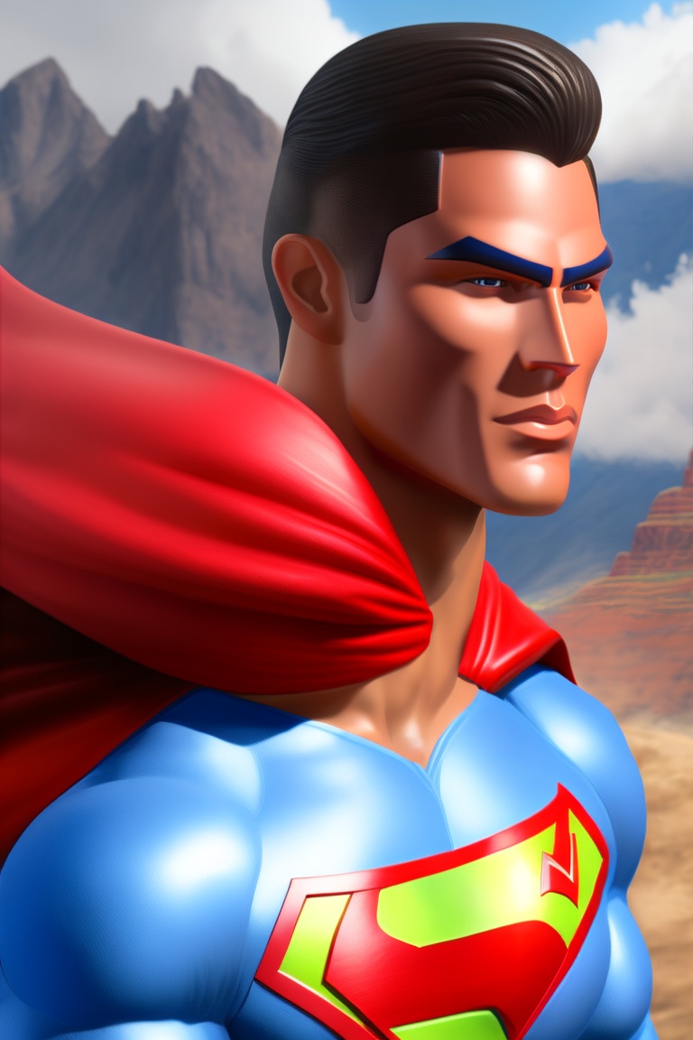 Lexica - An awe-inspiring depiction of a Peruvian Superman. The iconic ...
