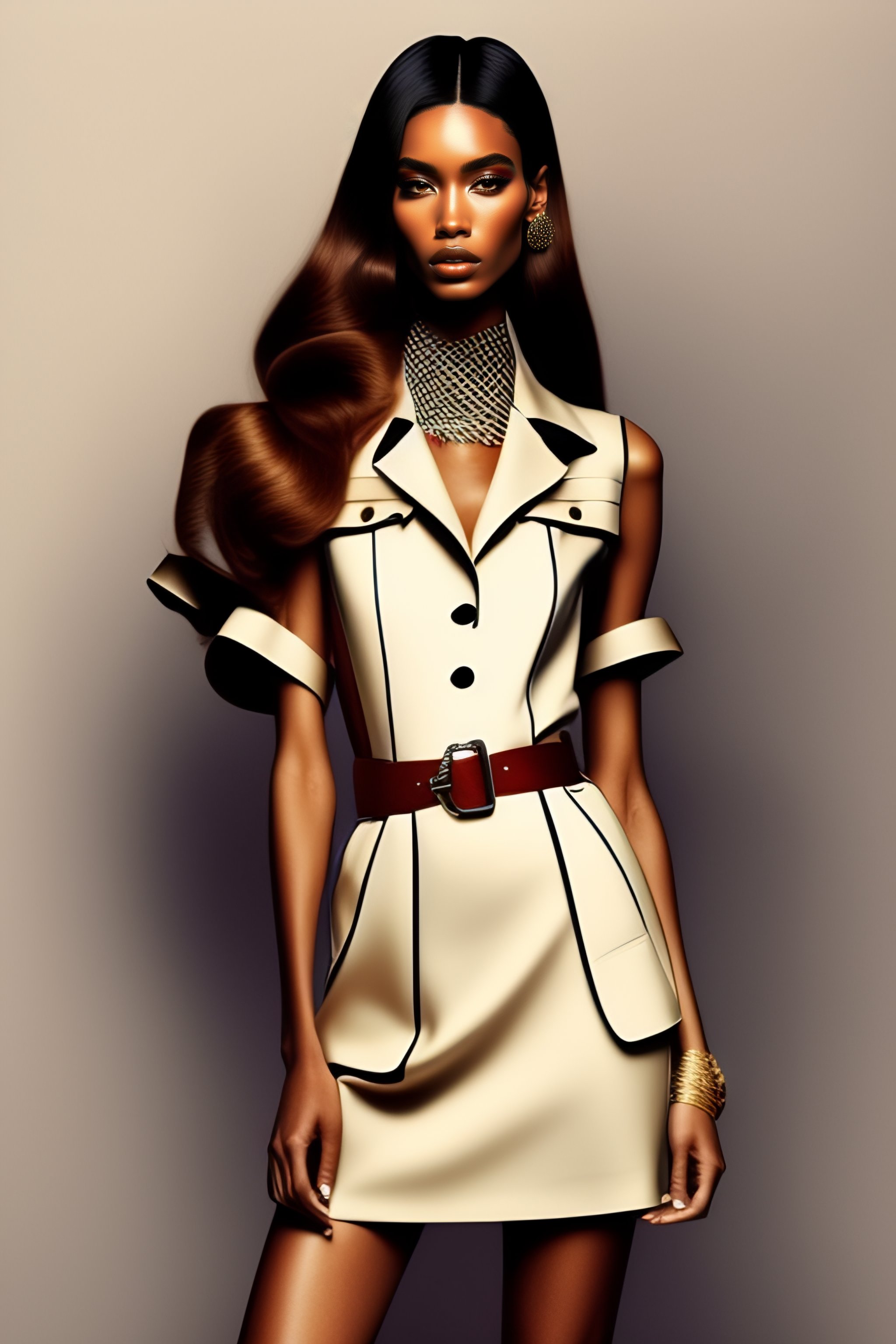 Lexica - Gangly and awkwardly drawn fashion illustration, model's eyes ...