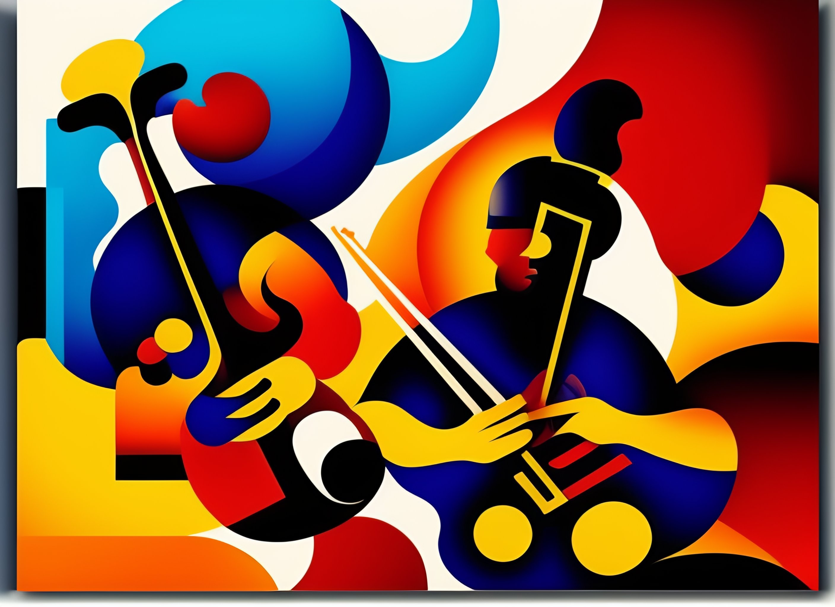 Lexica - 3 jazz musicians, head and shoulders playing with musical ...