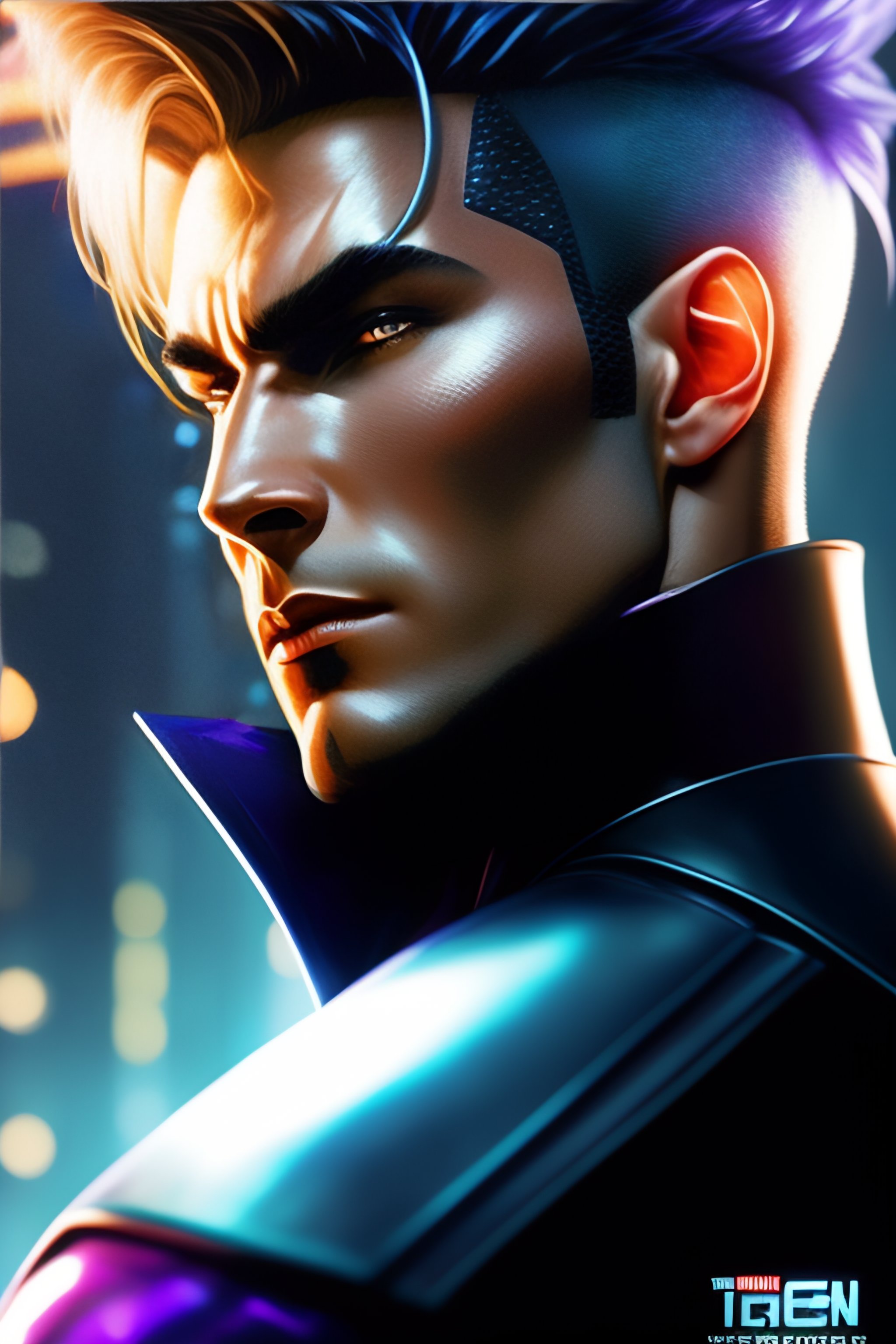 Lexica - Gambit from x-men, cyber cowboy, close up, concept art, highly detailed, sci - fi ...