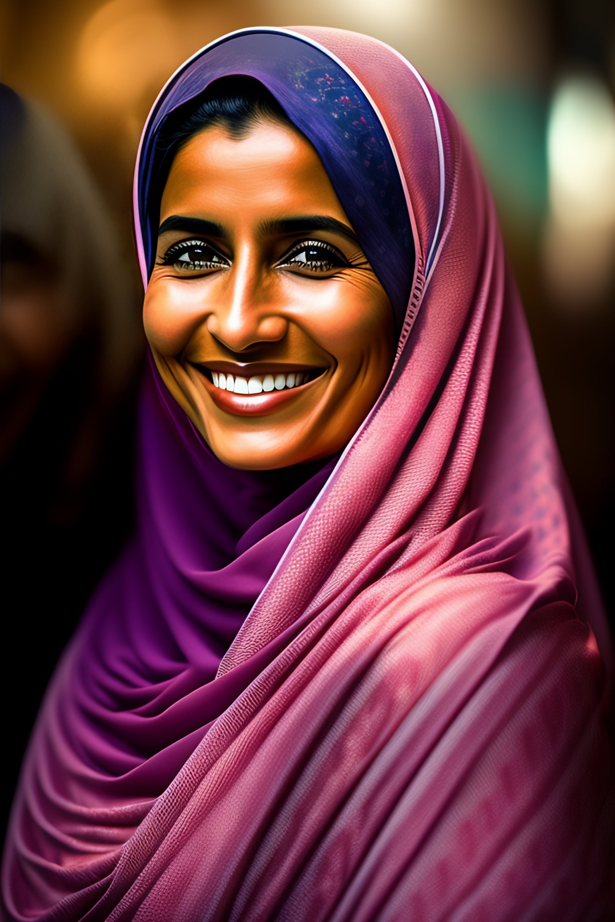 Lexica - Smiling UAE woman