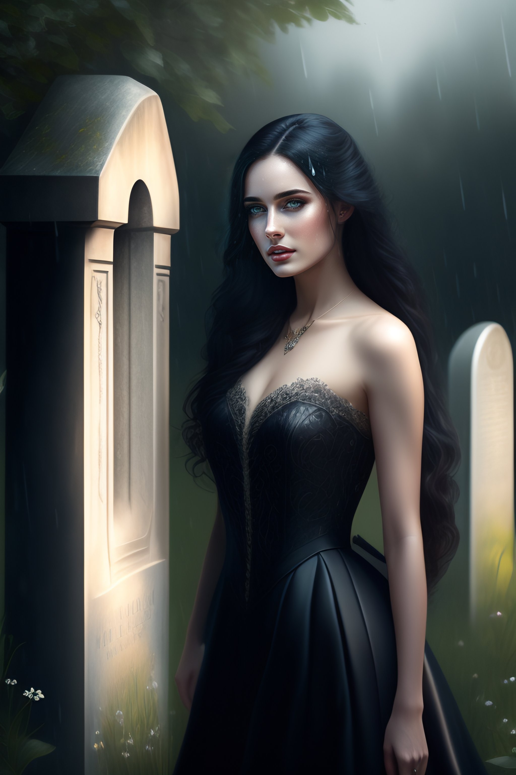 Lexica - Beautiful full-body portrait of a young elegant woman with ...