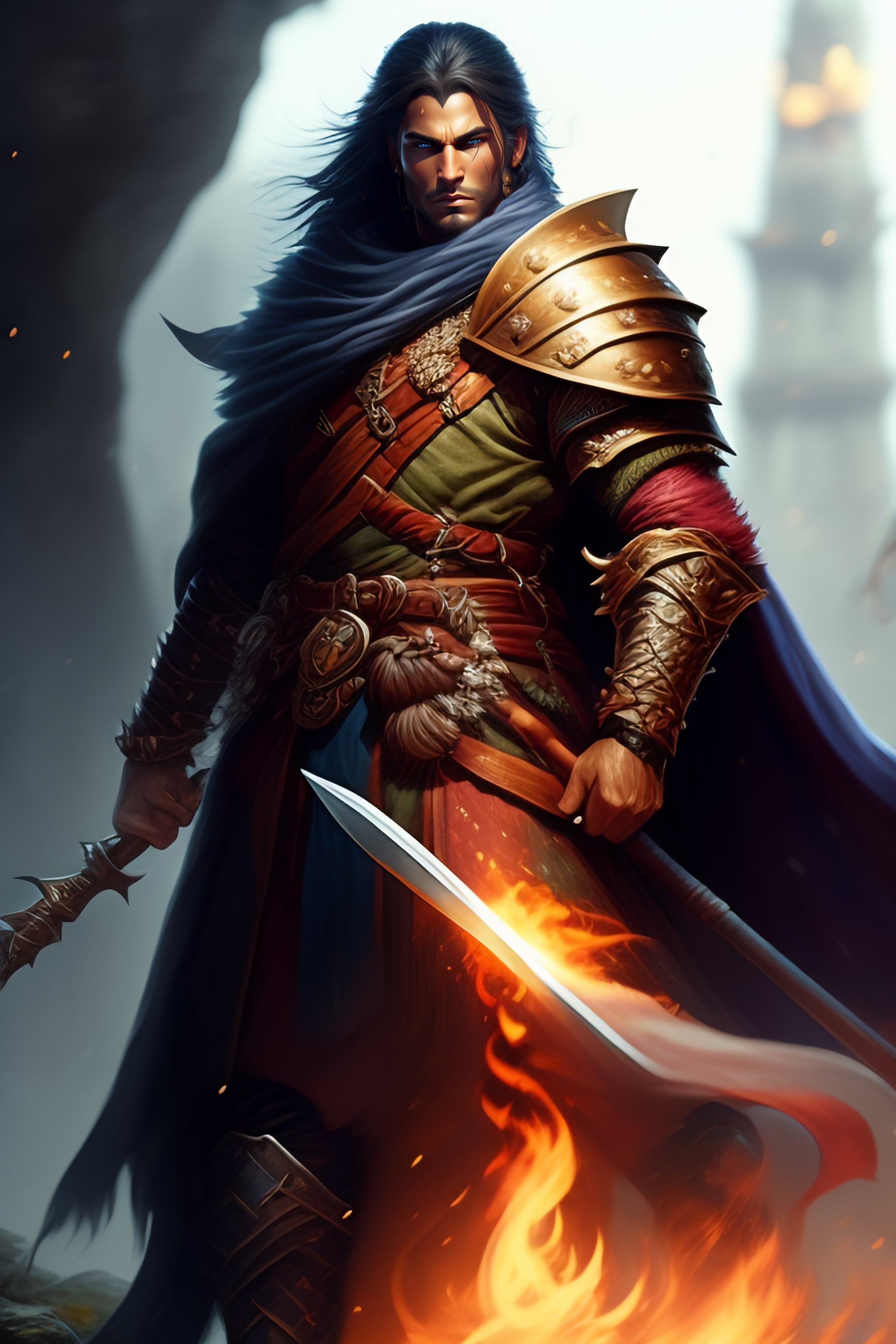 Lexica - Dnd warrior with spells