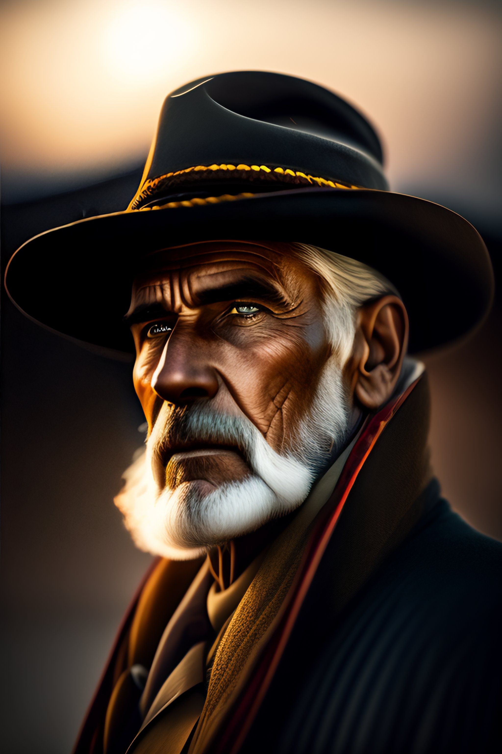 Lexica - Photograph close up portrait 62-year-old tough decorated ...