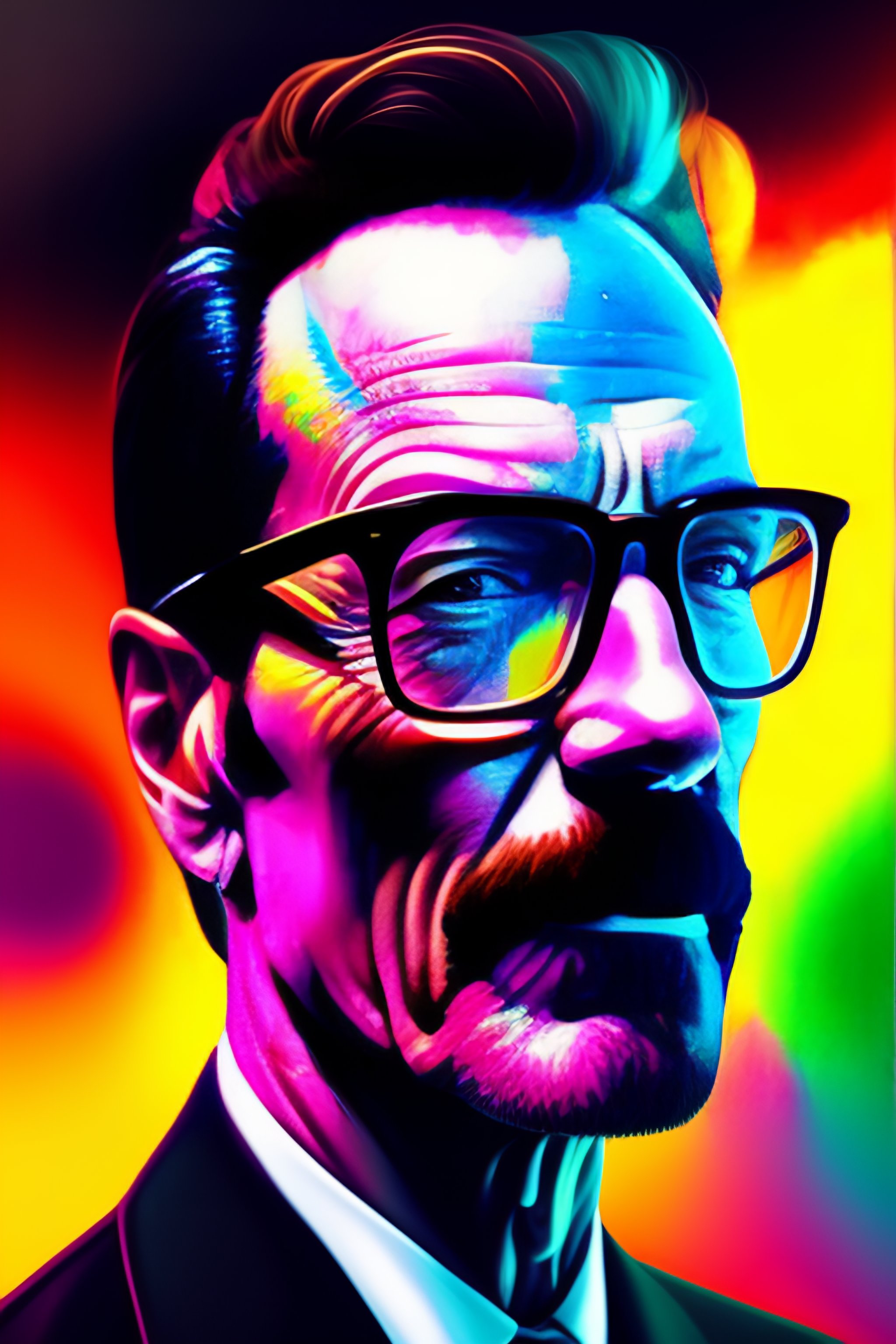 Lexica - Bryan Cranston from Breaking Bad Extremely psychedelic ...