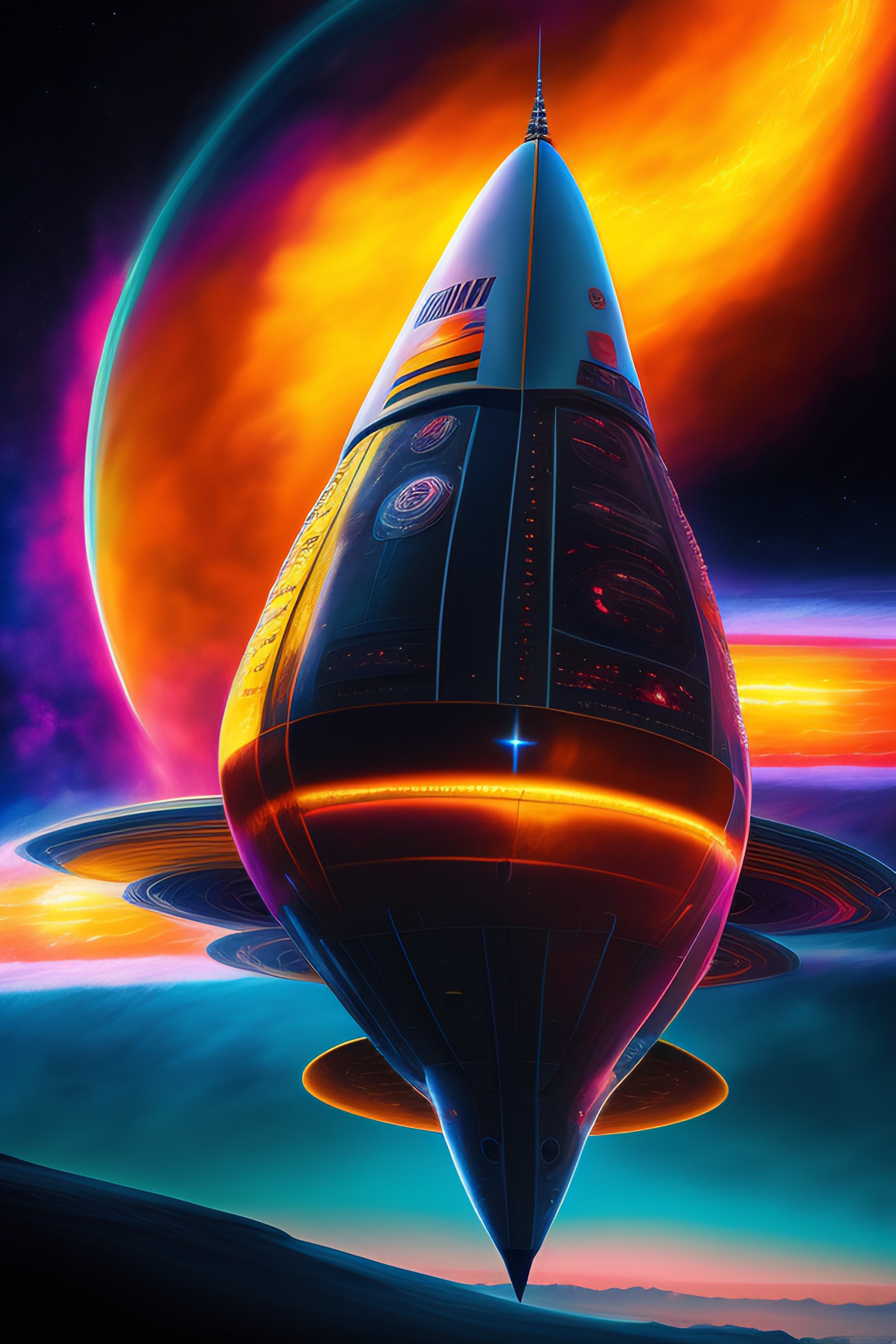 Lexica - Spaceship exploding