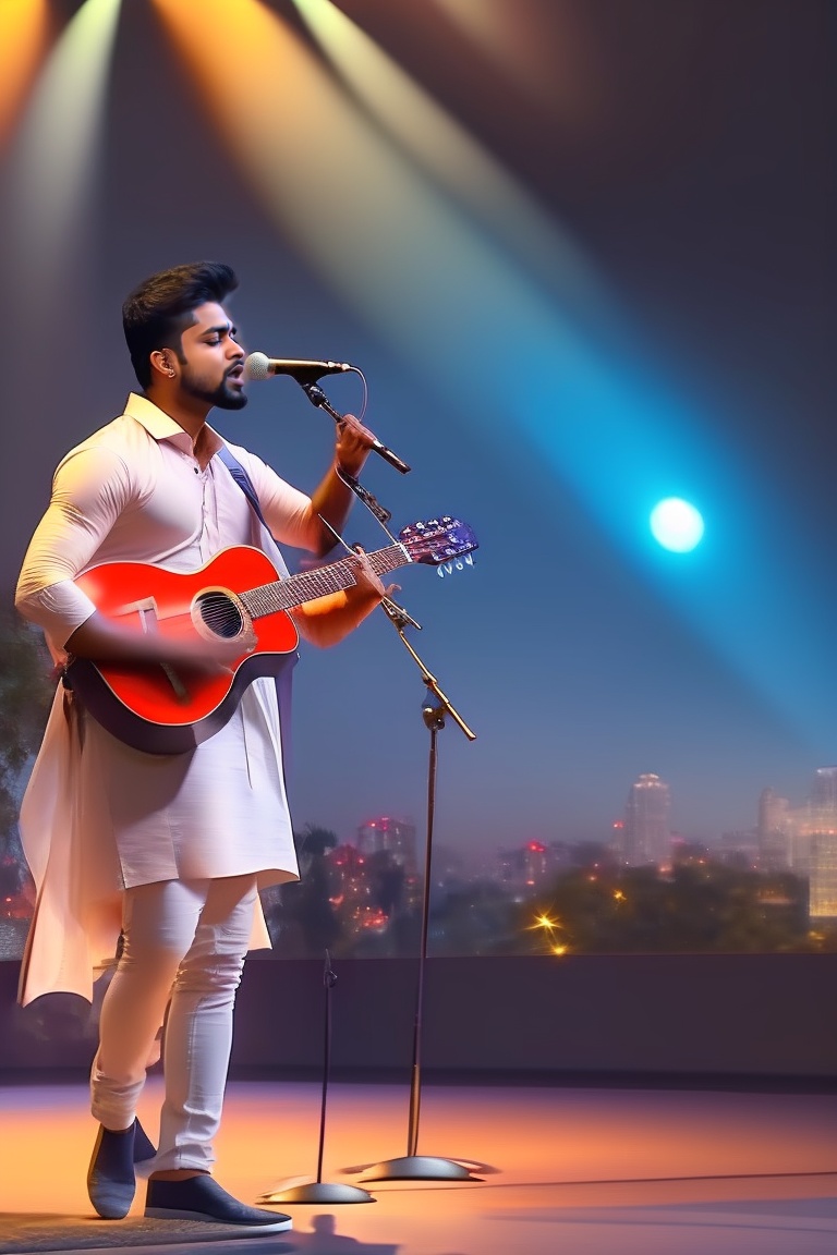 Lexica - A Indian guy doing open mic poetry hd, 8k