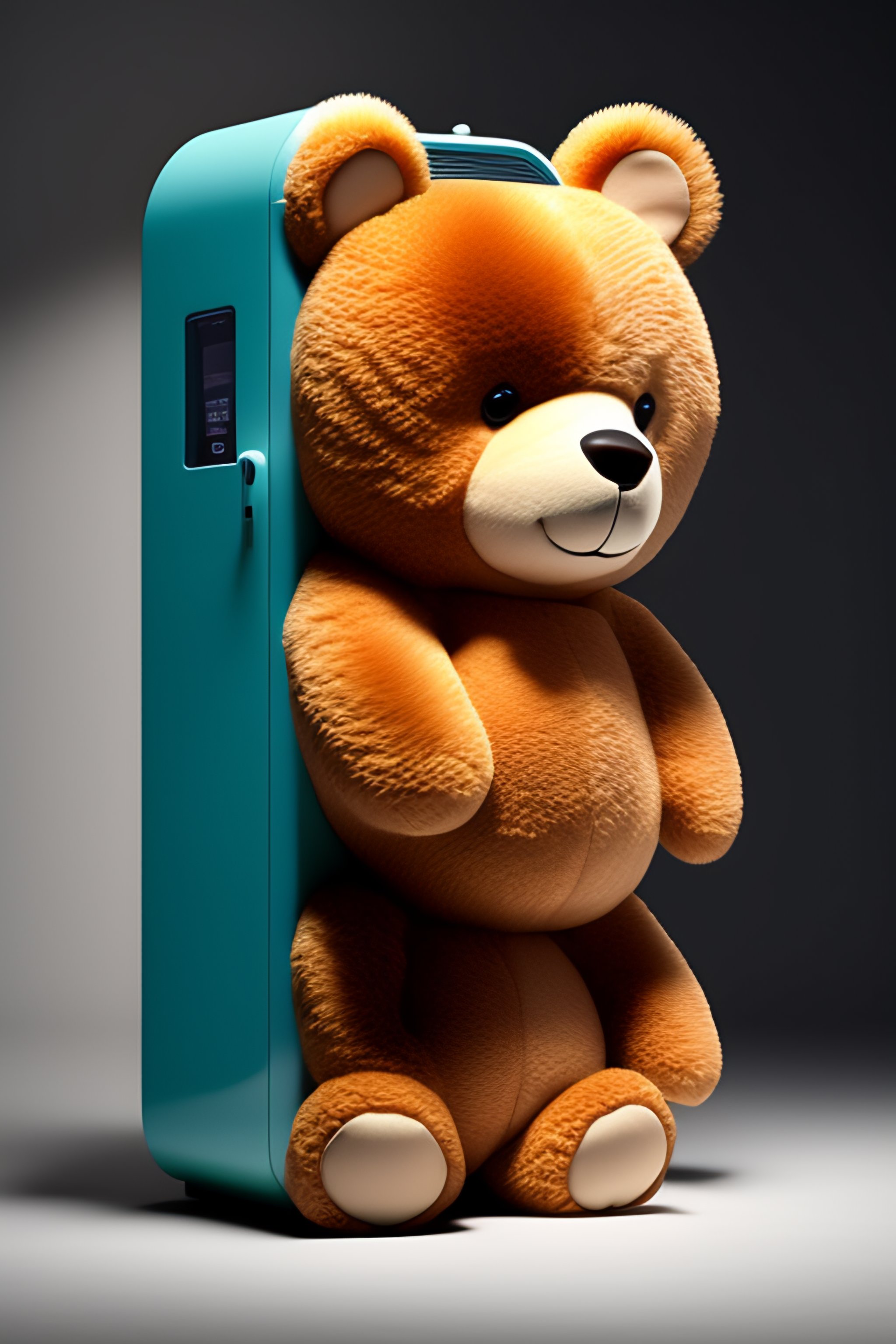 Lexica - A Teddy bear vending machine designed by Dieter Rams