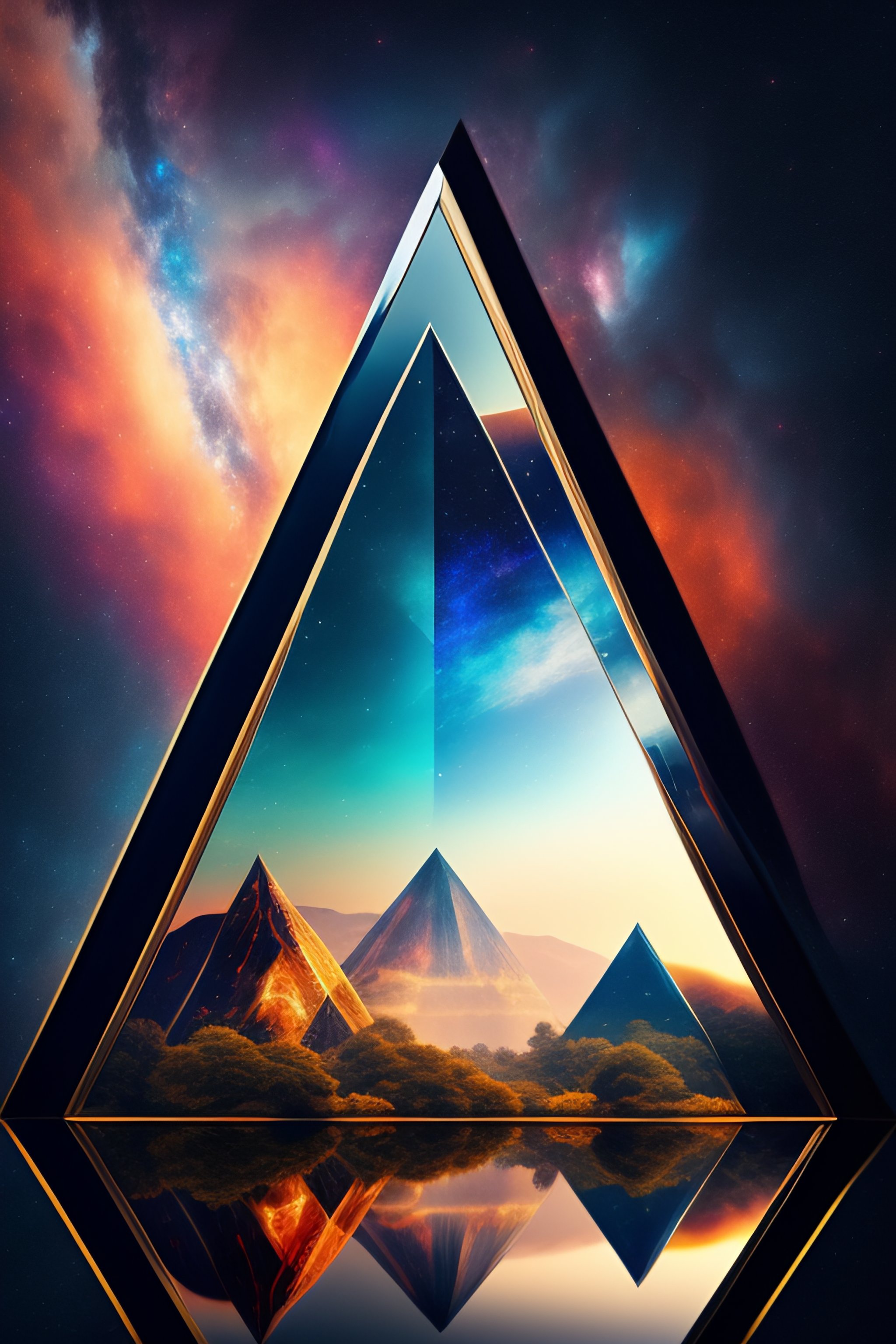 Lexica - Mirror pyramids in galaxy