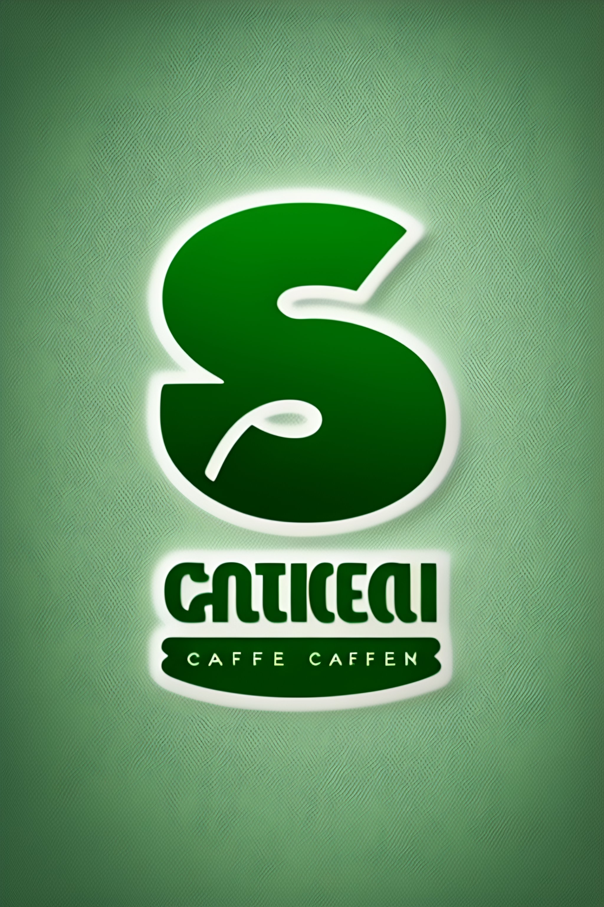 Lexica - A logo for a cafe, green