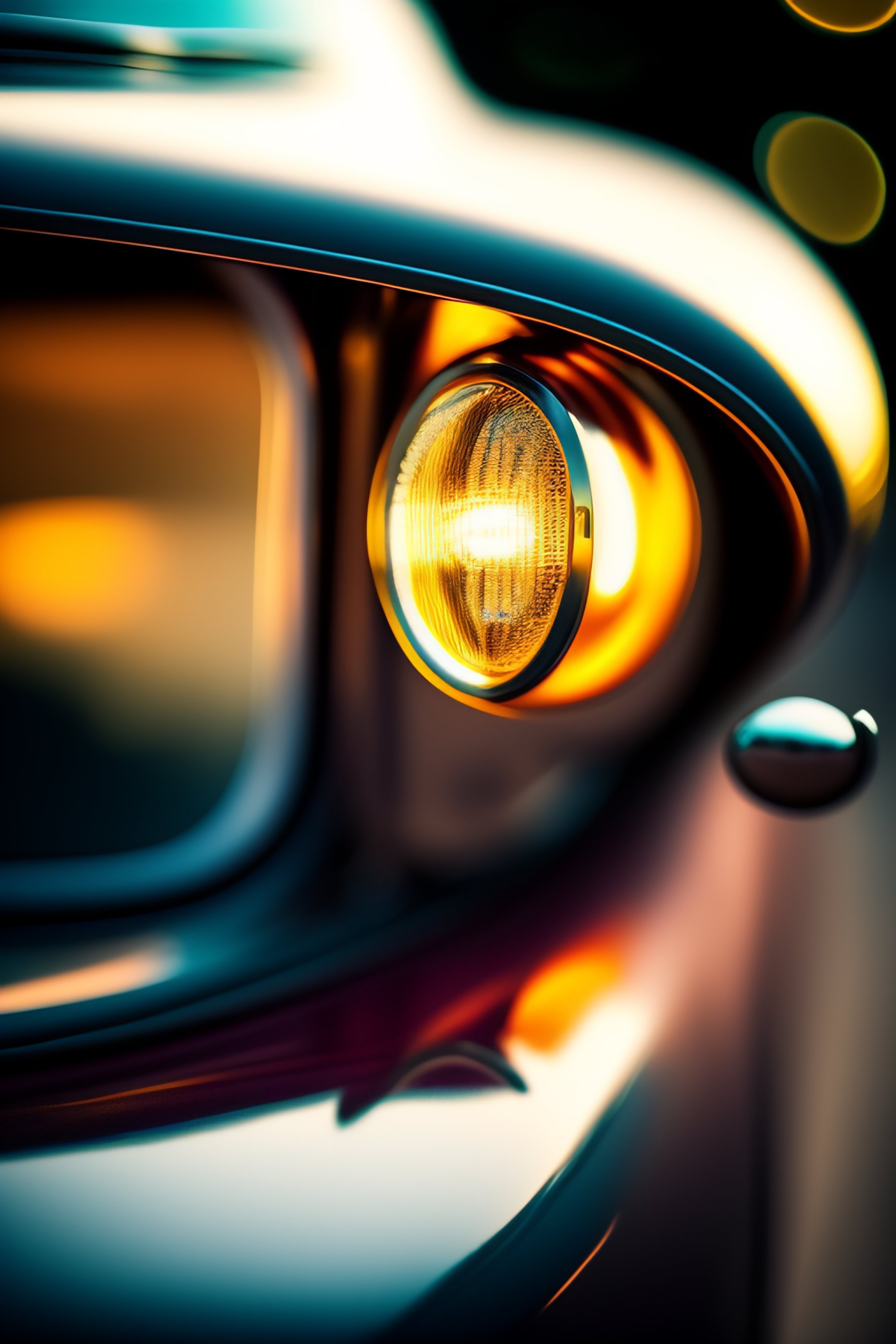 Lexica - 1960s bmw car headlight, medium format kodak photography ...
