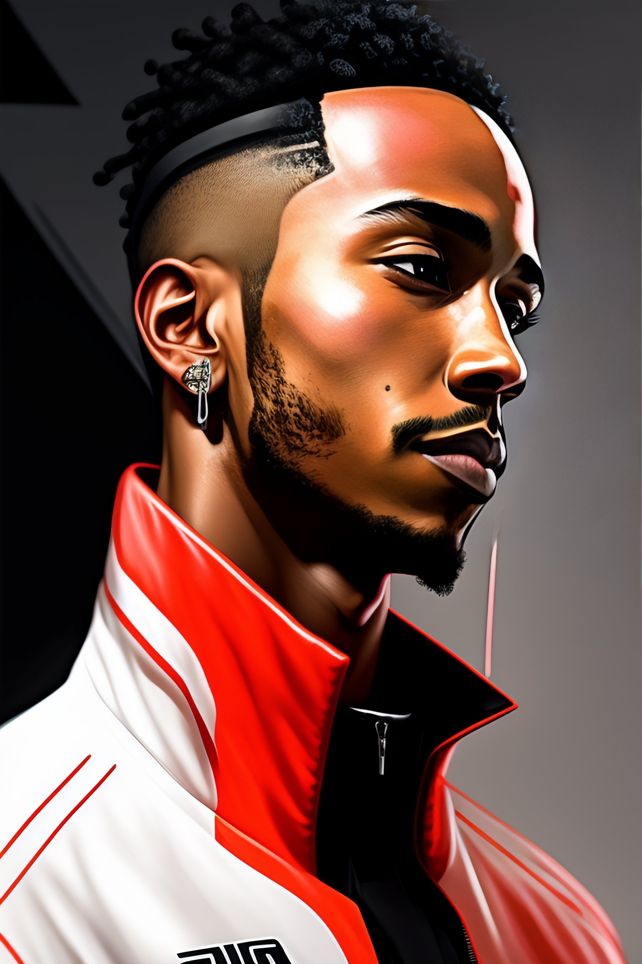 Lexica - Highly detailed portrait of Lewis Hamilton, by Dustin Nguyen ...
