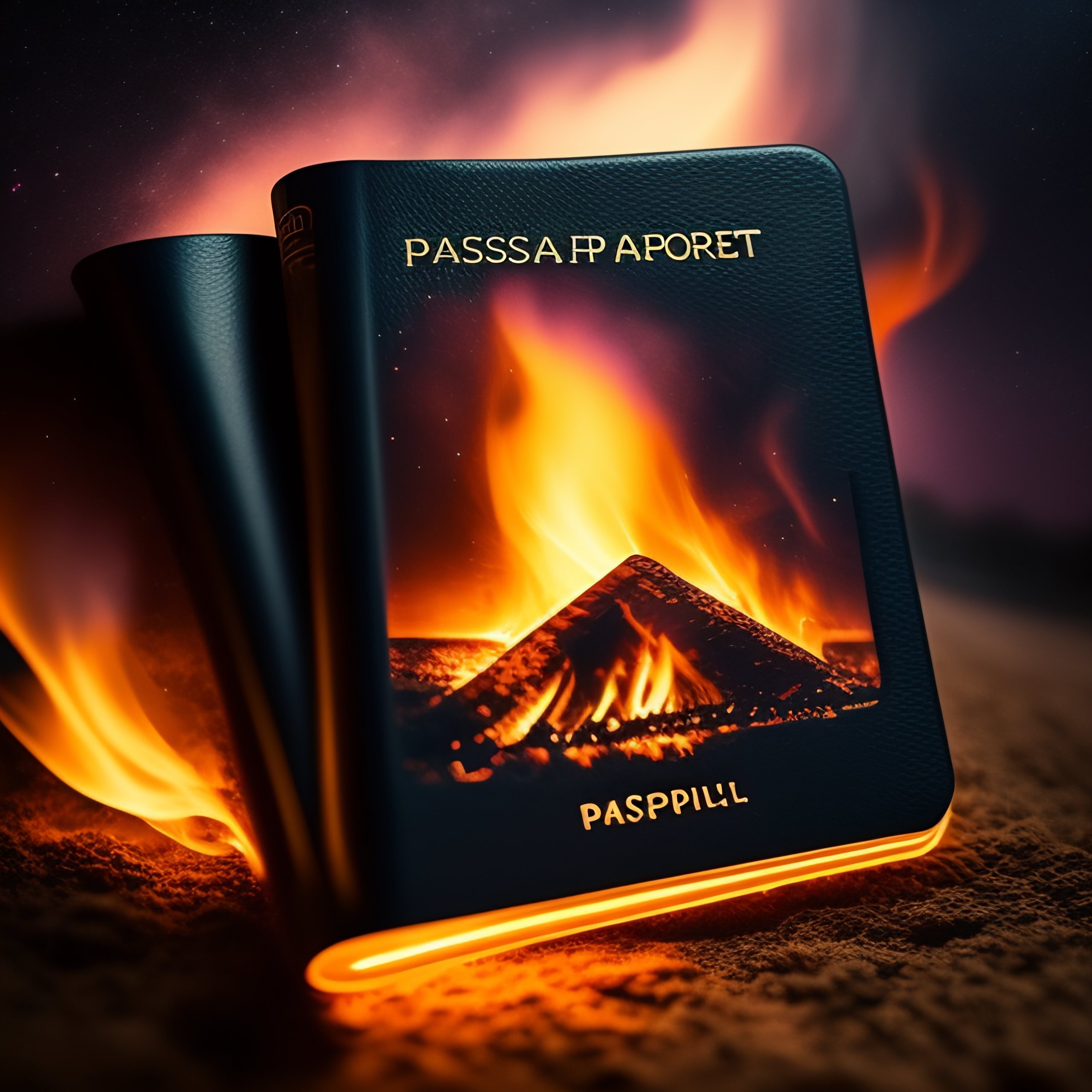 Lexica - Passports in the fire