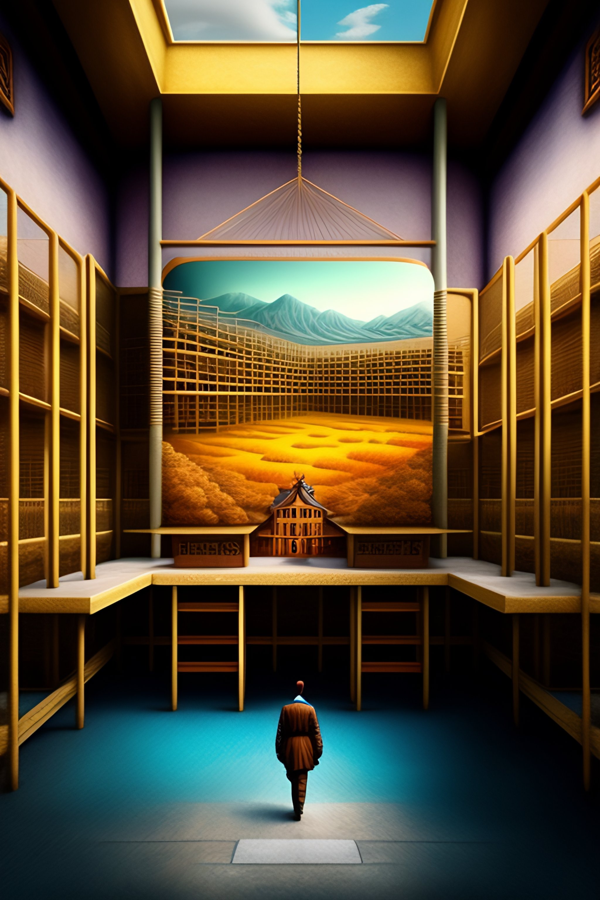 Lexica - Surreal Mental Prison, surrealism, detailed, hyperrealism ...